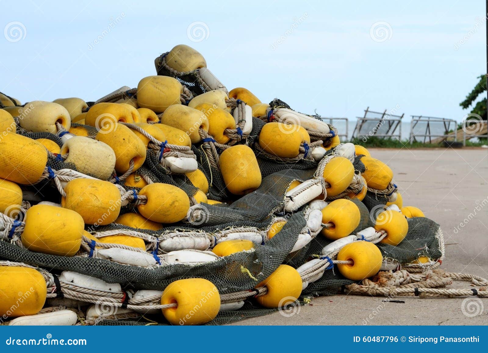 Large float for trawl stock photo. Image of fish, float - 60487796