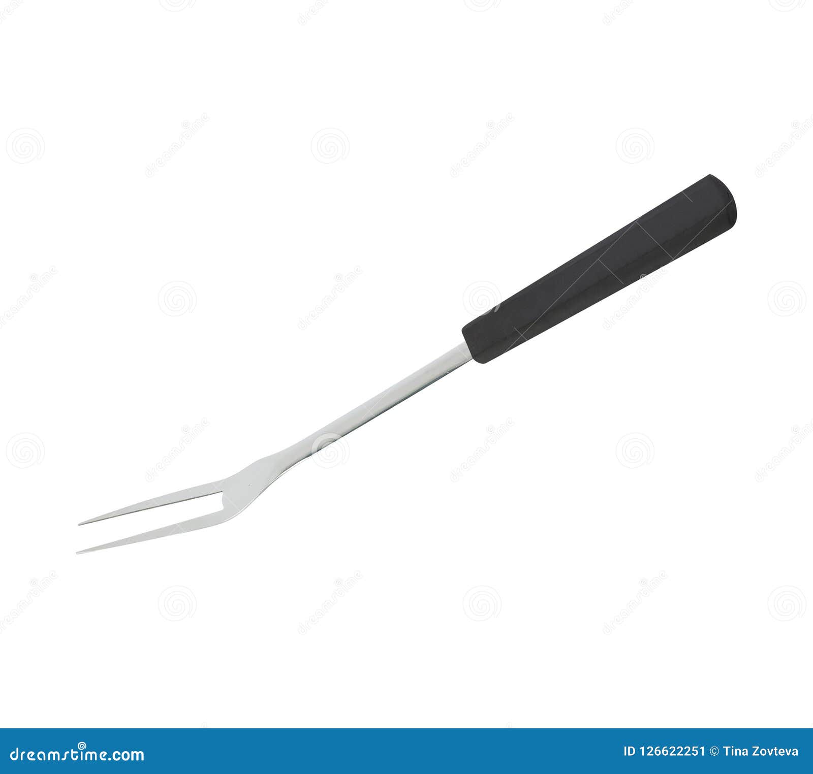 Large fork isolated stock image. Image of fork, goods - 126622251