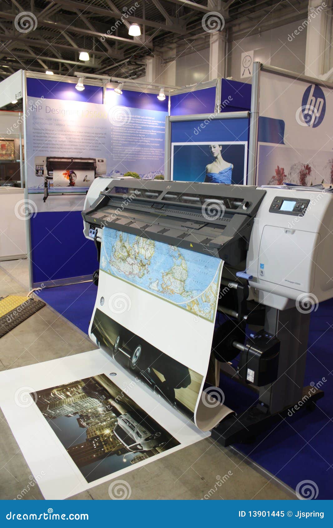 Large Format Digital Printer - Hewlett-Packard Editorial Image - Image ...
