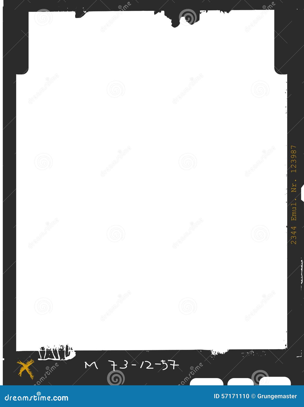 Large Format Film Picture Frame Stock Vector - Illustration of space ...