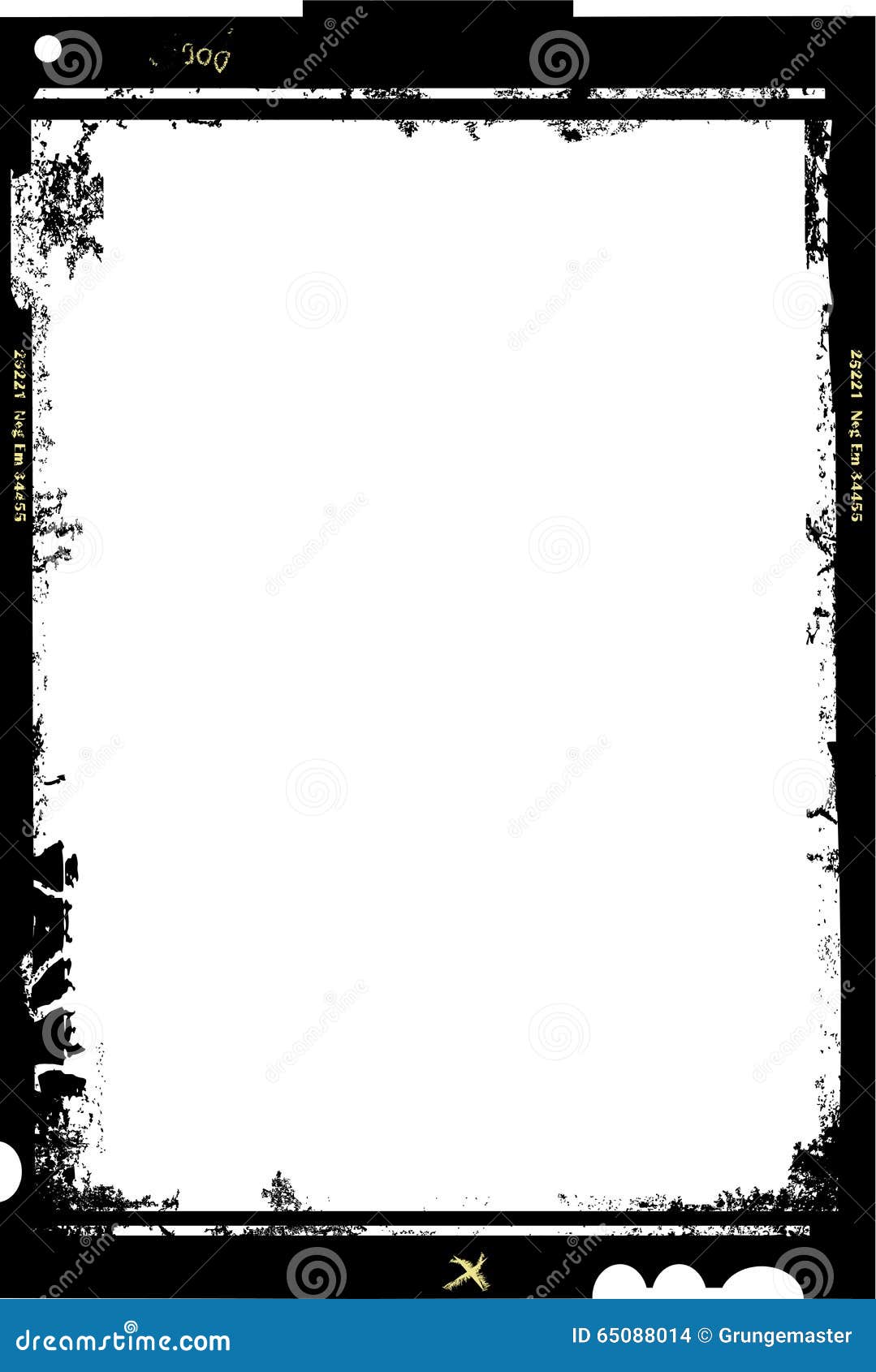 Large Format Film Sheet Photo Frame Stock Vector - Illustration of ...