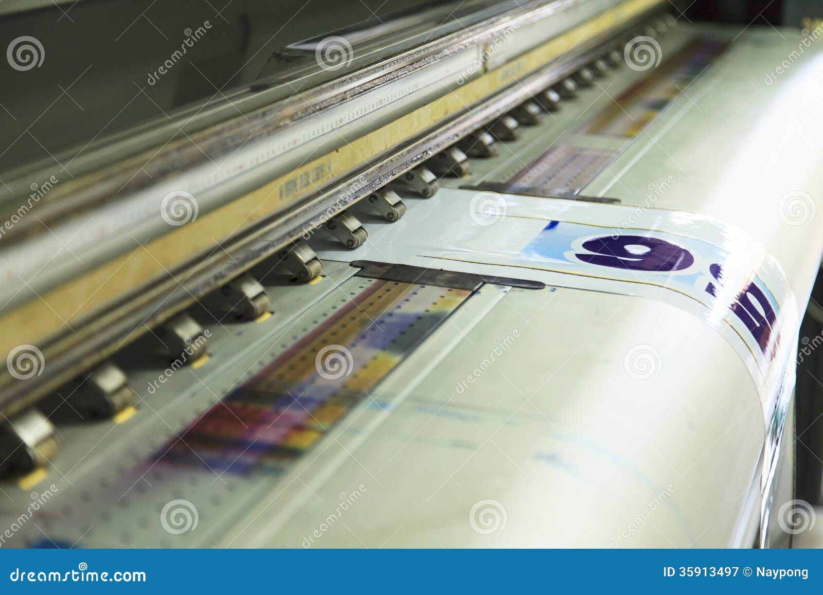 Large Format Outdoor Ink Jet Stock Image - Image of output, modern ...