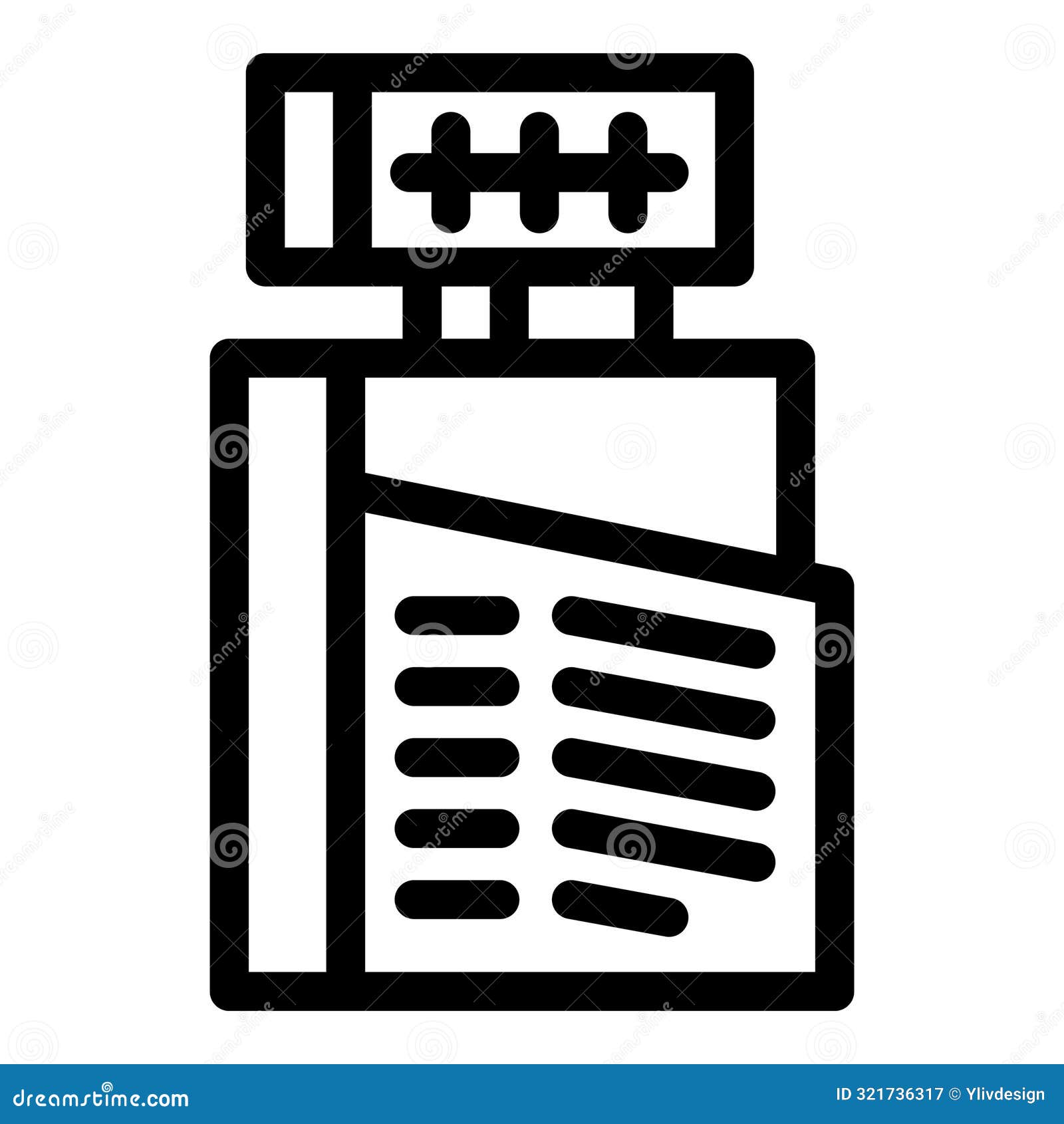 Large Format Printer Printing Booklet with Staples on Top in a Copy ...