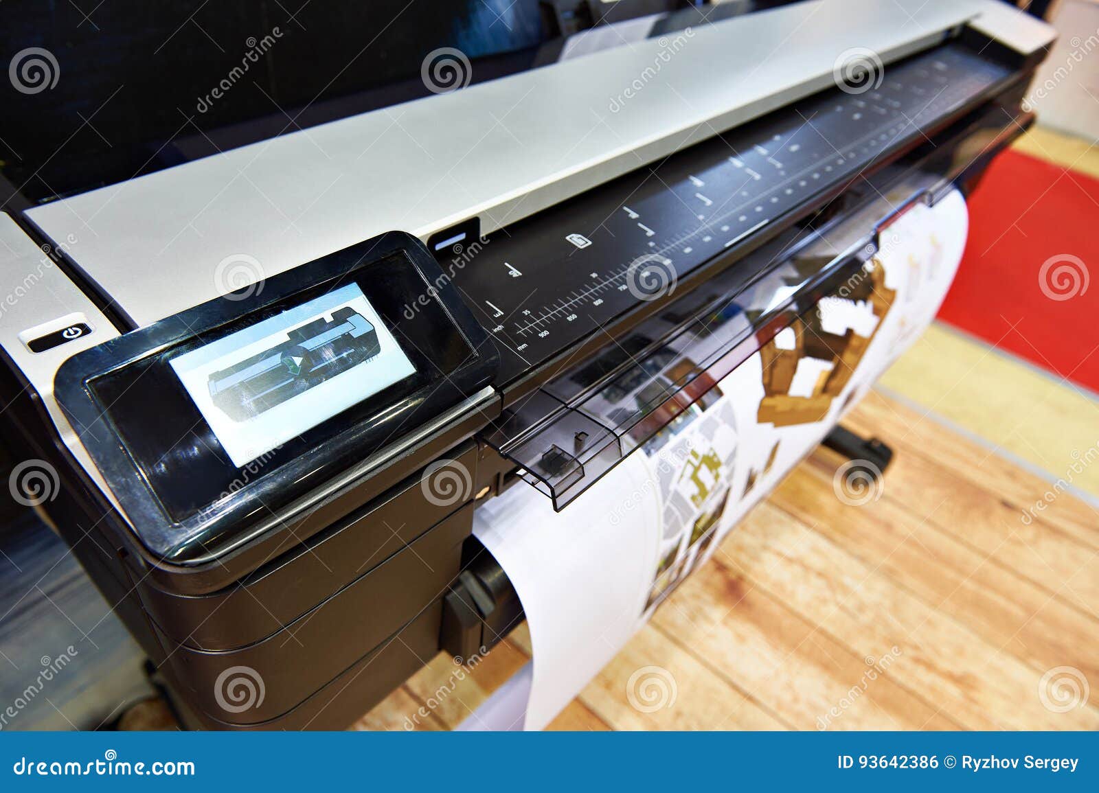 Large format printing stock photo. Image of blueprint - 93642386