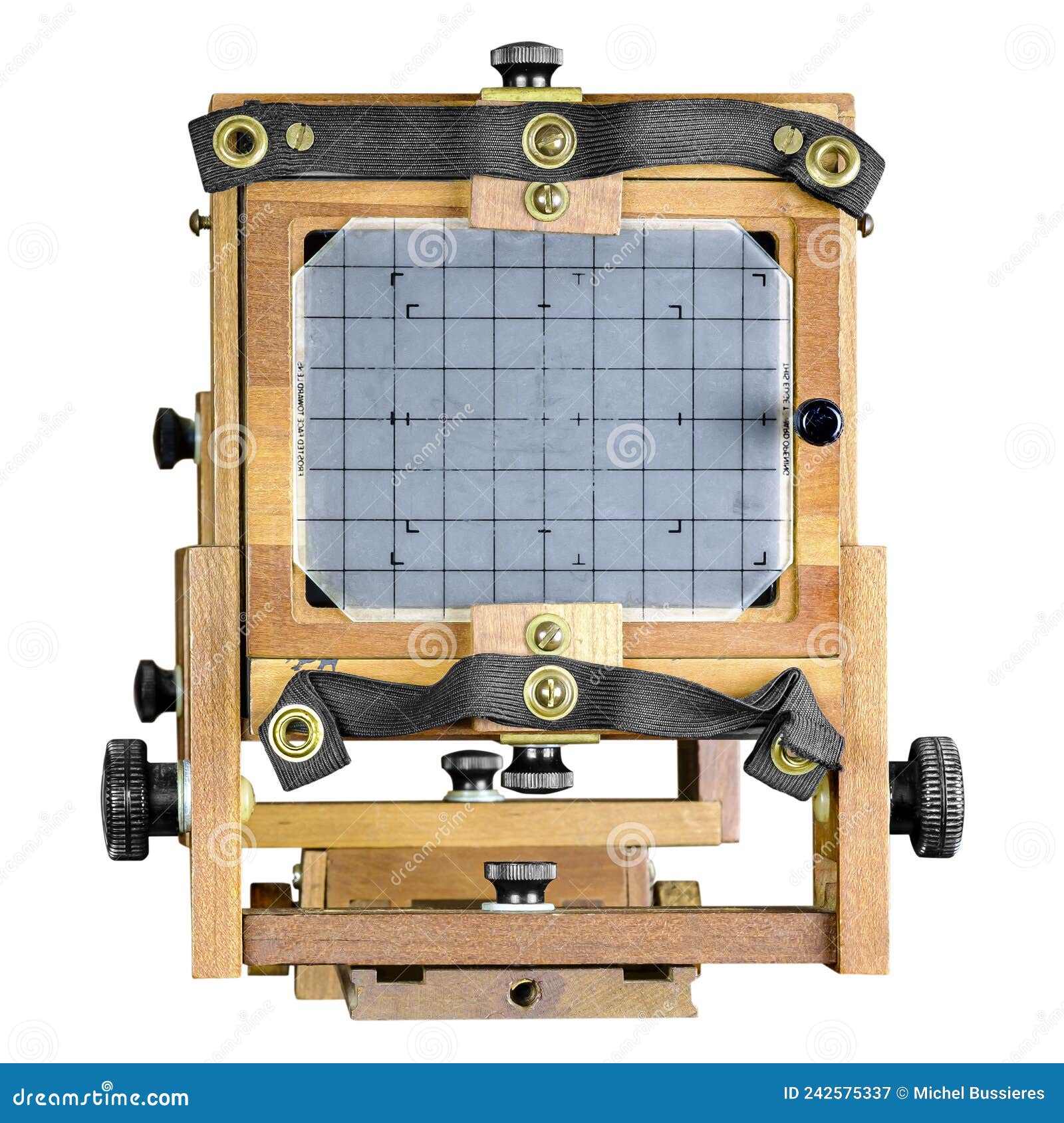 Large Format 4 X 5 Professional Analog View Camera with Lens Back View ...