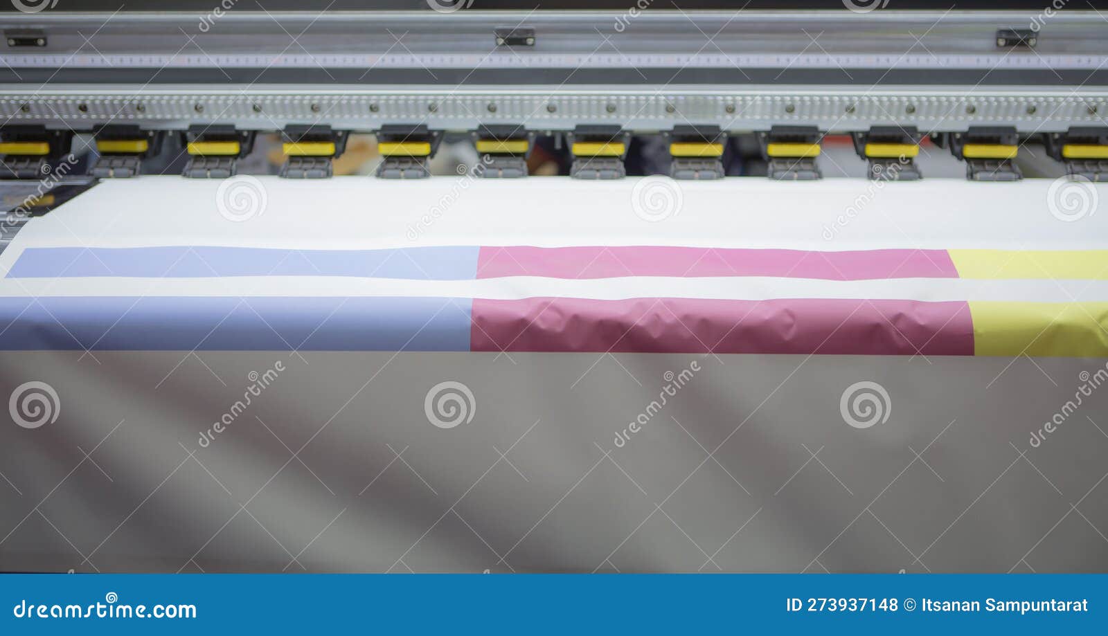Large Format Sublimation Printer Stock Photo - Image of cloth, garment ...
