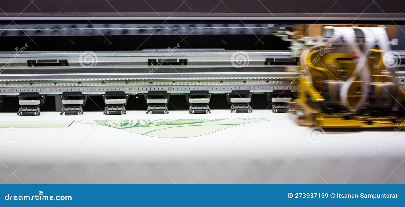 Large Format Sublimation Printer Stock Image - Image of format, digital ...