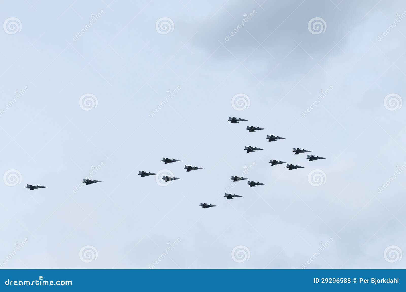 Large Fighter Jet In The Sky Royalty-Free Stock Image | CartoonDealer ...