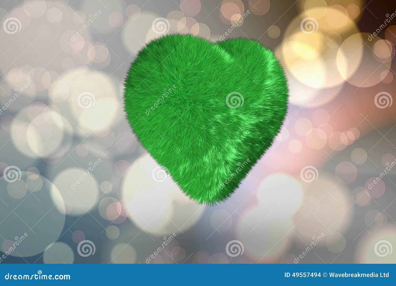 Red, Fuzzy Heart With Tentacle Like Spikes Royalty-Free Stock ...