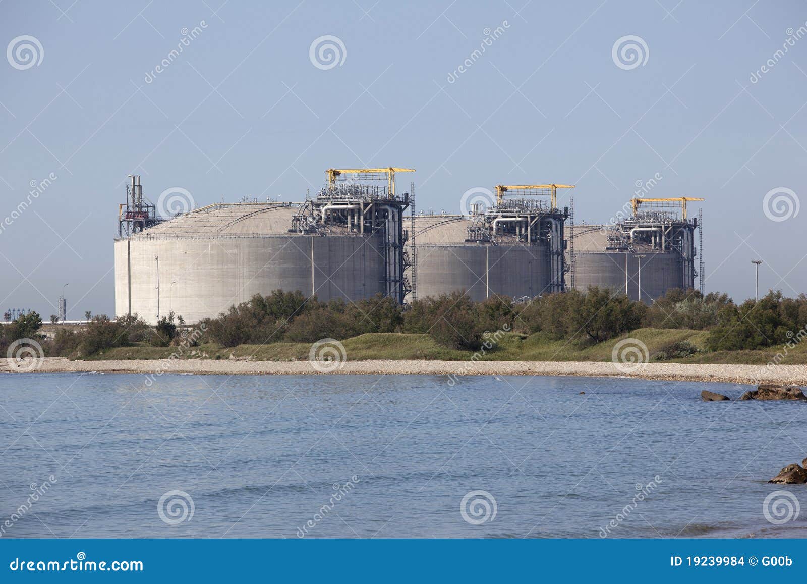 Large gas tanks stock photo. Image of fumes, gasses, diesel - 19239984