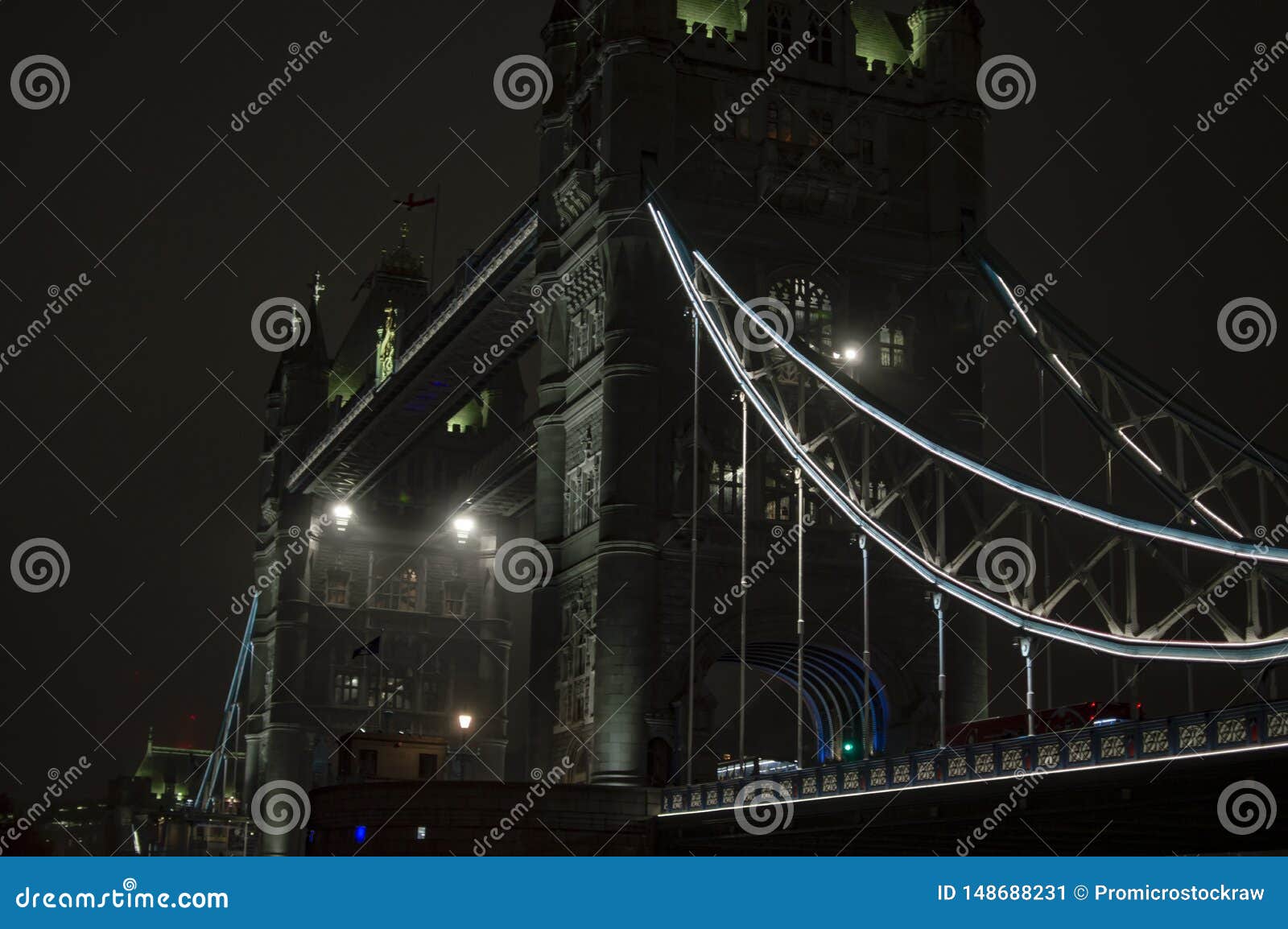 Large Gates and Suspension of London Tower Bridge Editorial Photo ...
