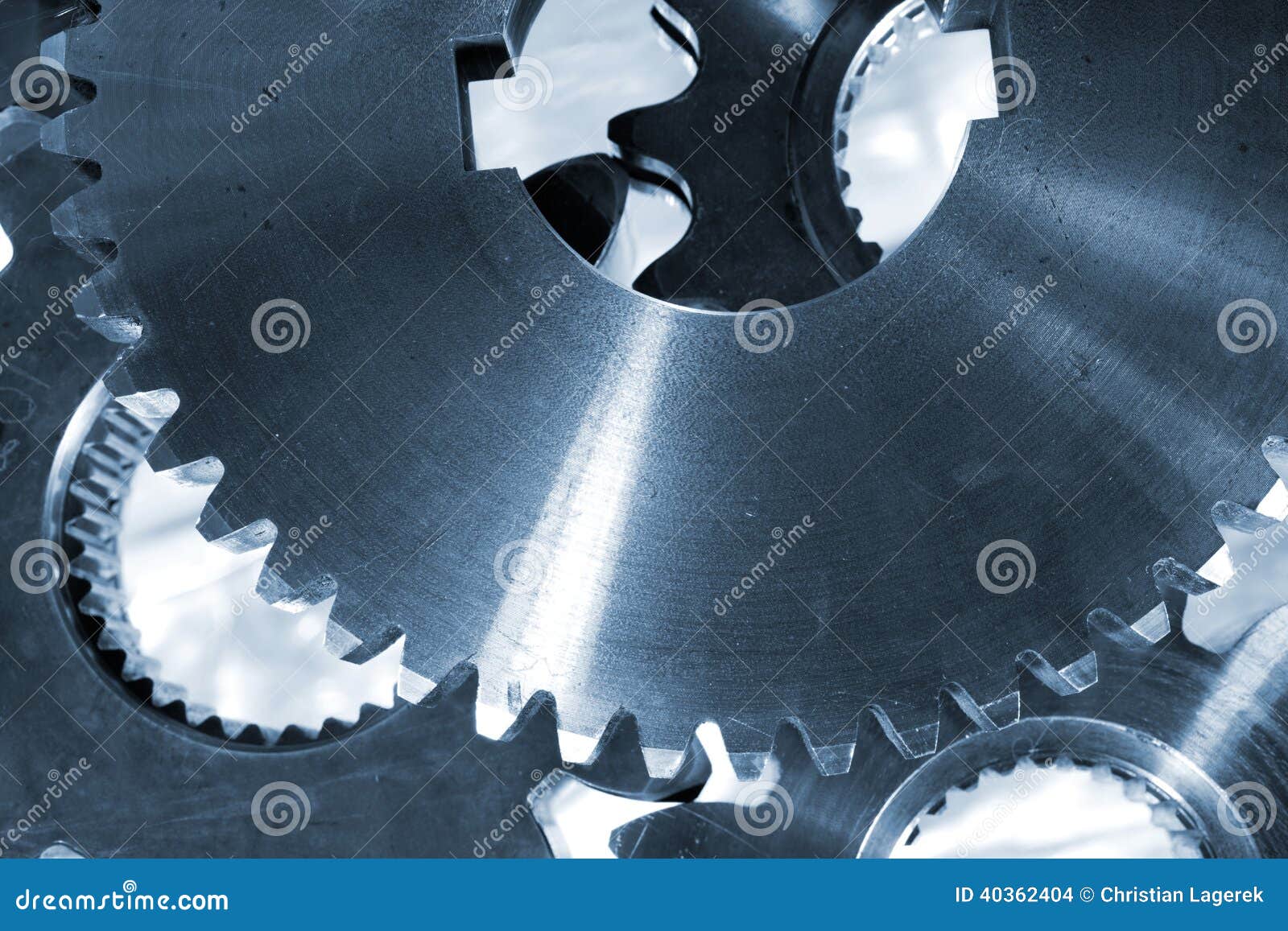 Large Gears and Cogs, Titanium and Steel Stock Photo - Image of ...