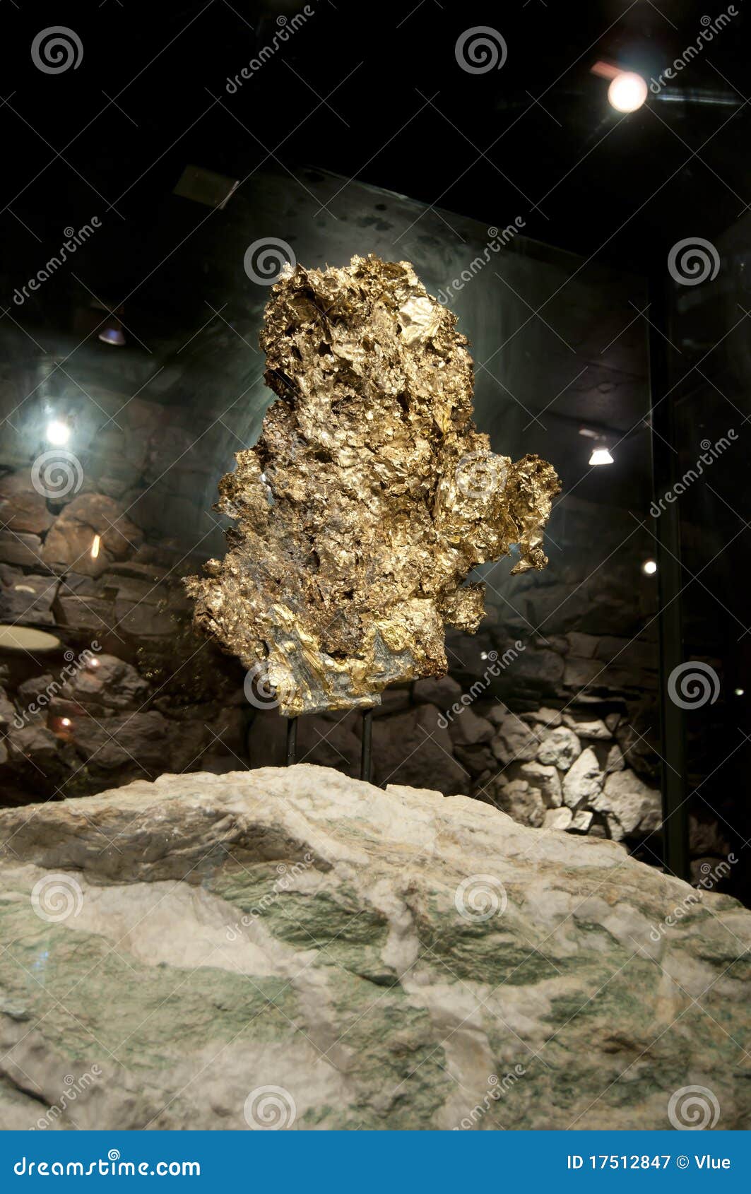 Large Gold Nugget stock image. Image of rush, fortune - 17512847