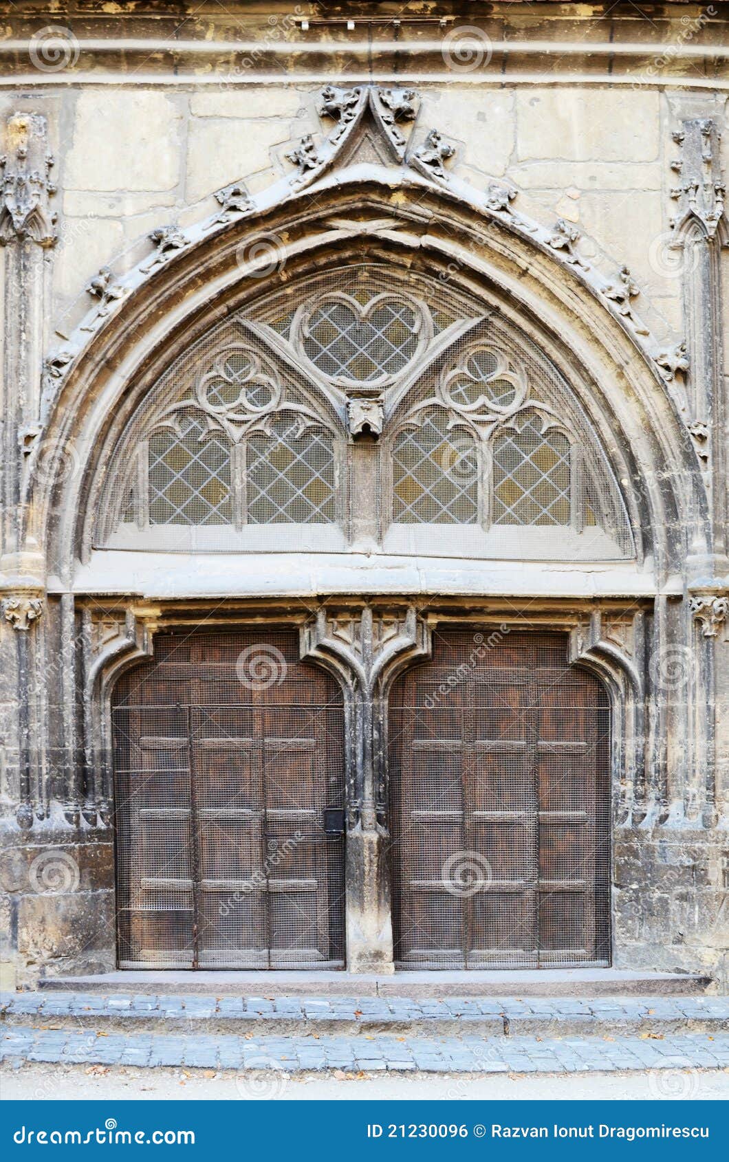 Large Gothic Door stock photo. Image of entrance, religion - 21230096