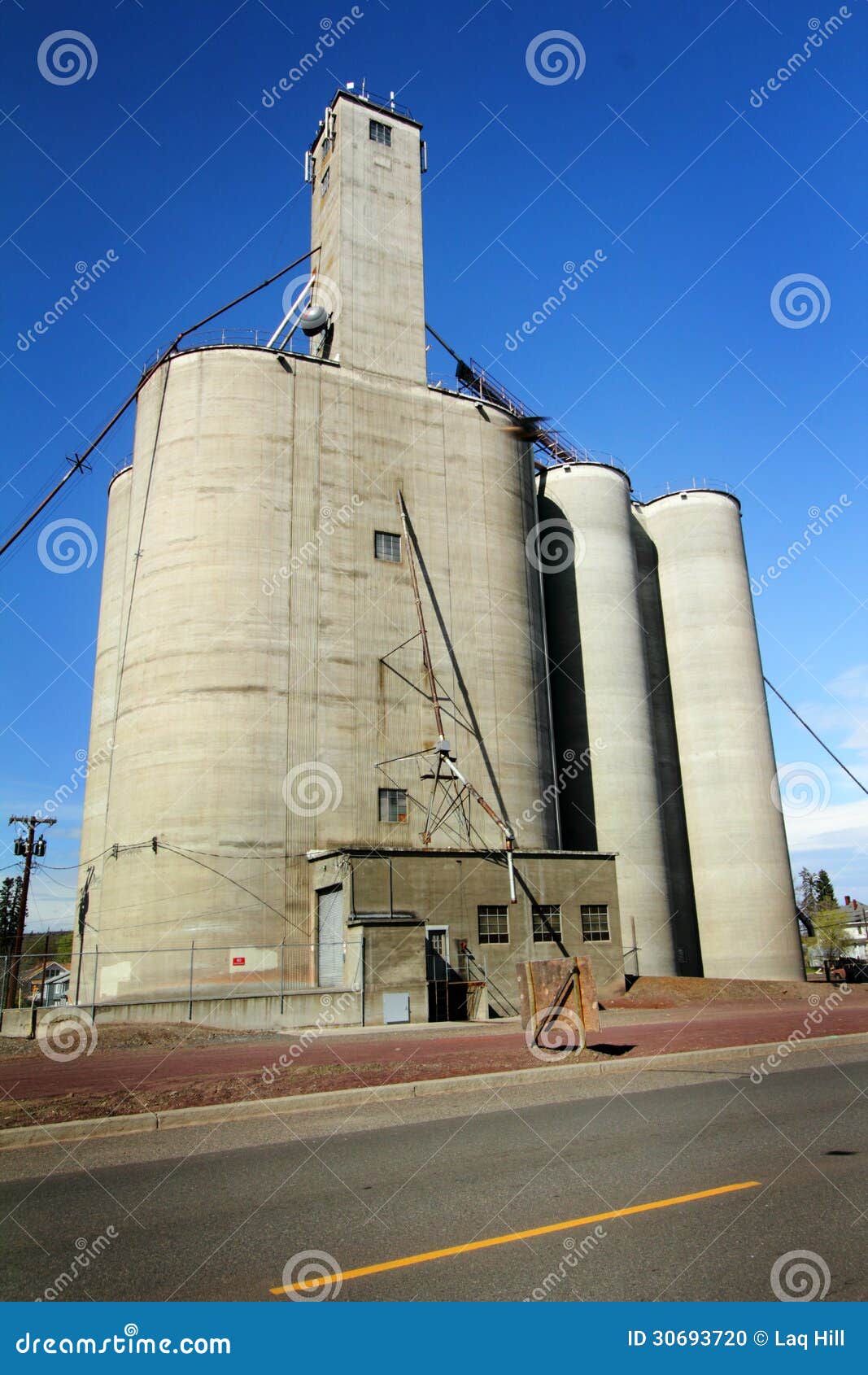 Large Grain Elevator stock photo. Image of historical - 30693720