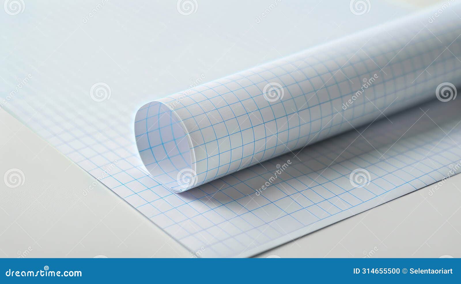 Large Graph Paper for Big Projects Stock Illustration - Illustration of ...