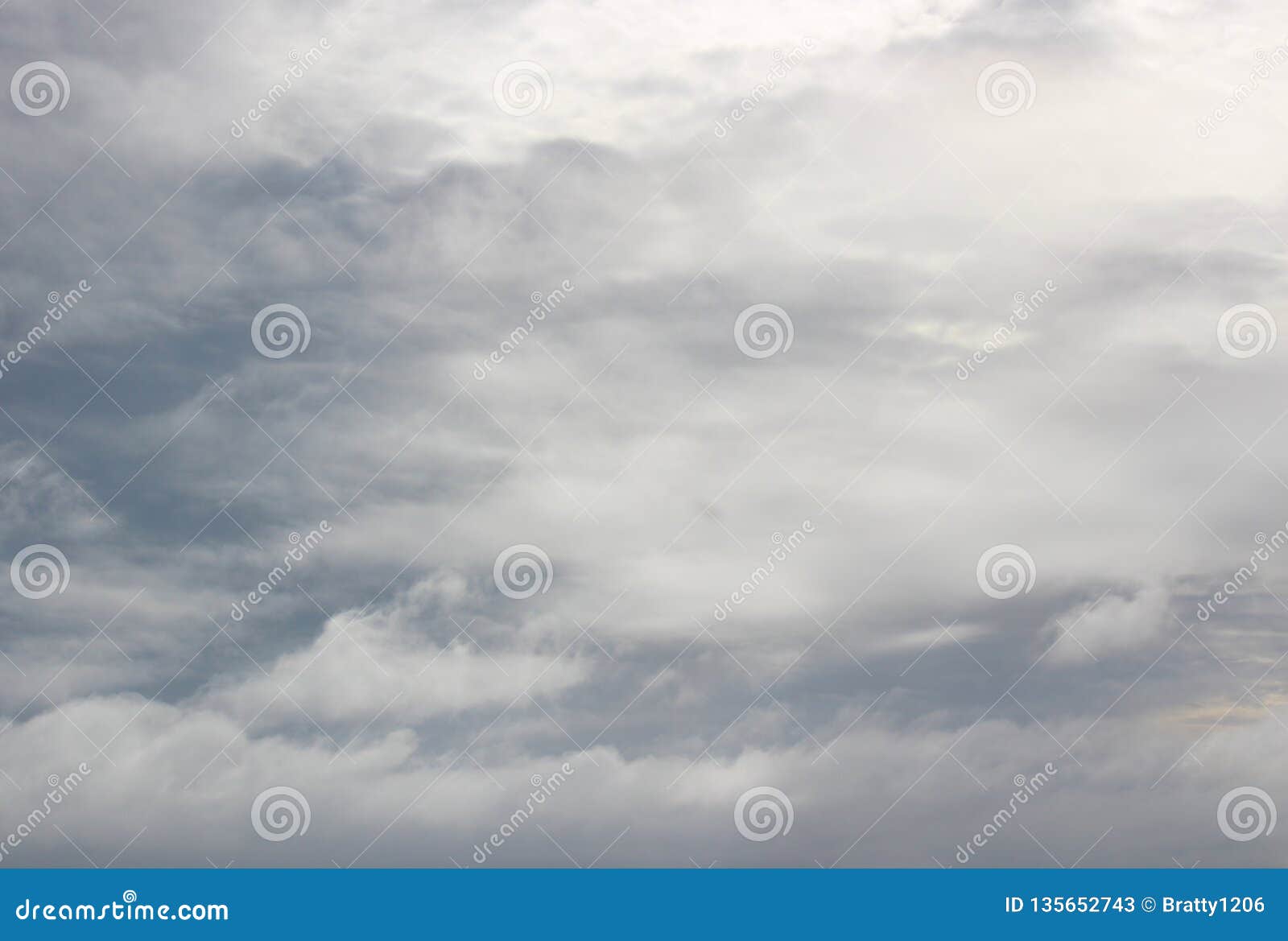Stormy Skies Filled with Dark, Foreboding Clouds Overhead Stock Image ...