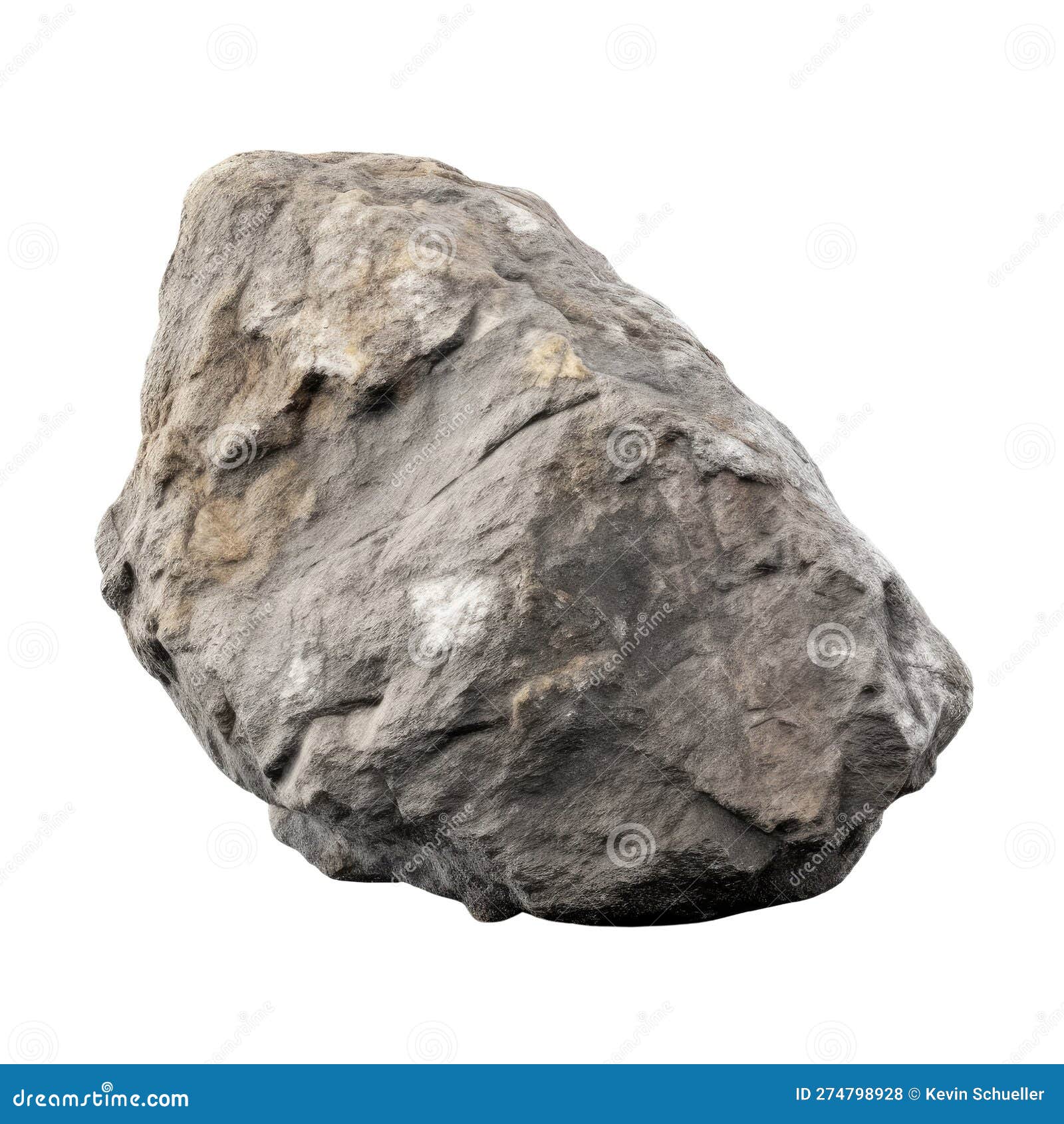 Large Boulder Isolated on a Transparent Background Stock Photo - Image ...