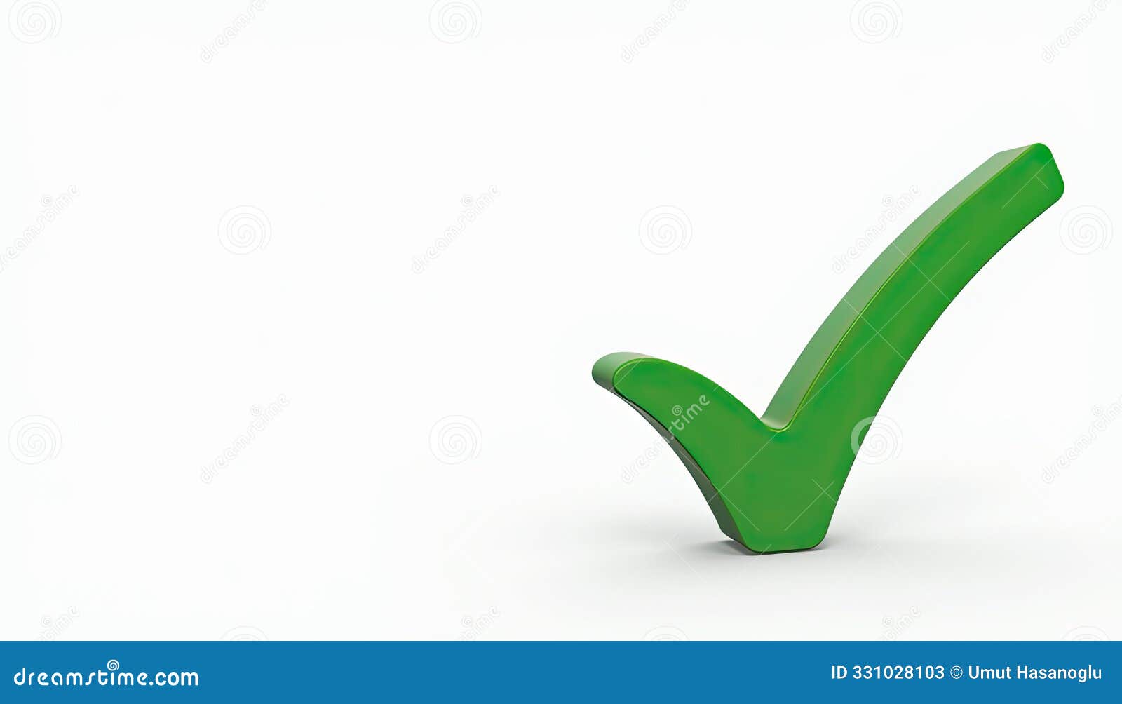 A Large, Green Check Mark on a White Background Symbolizing Correctness ...