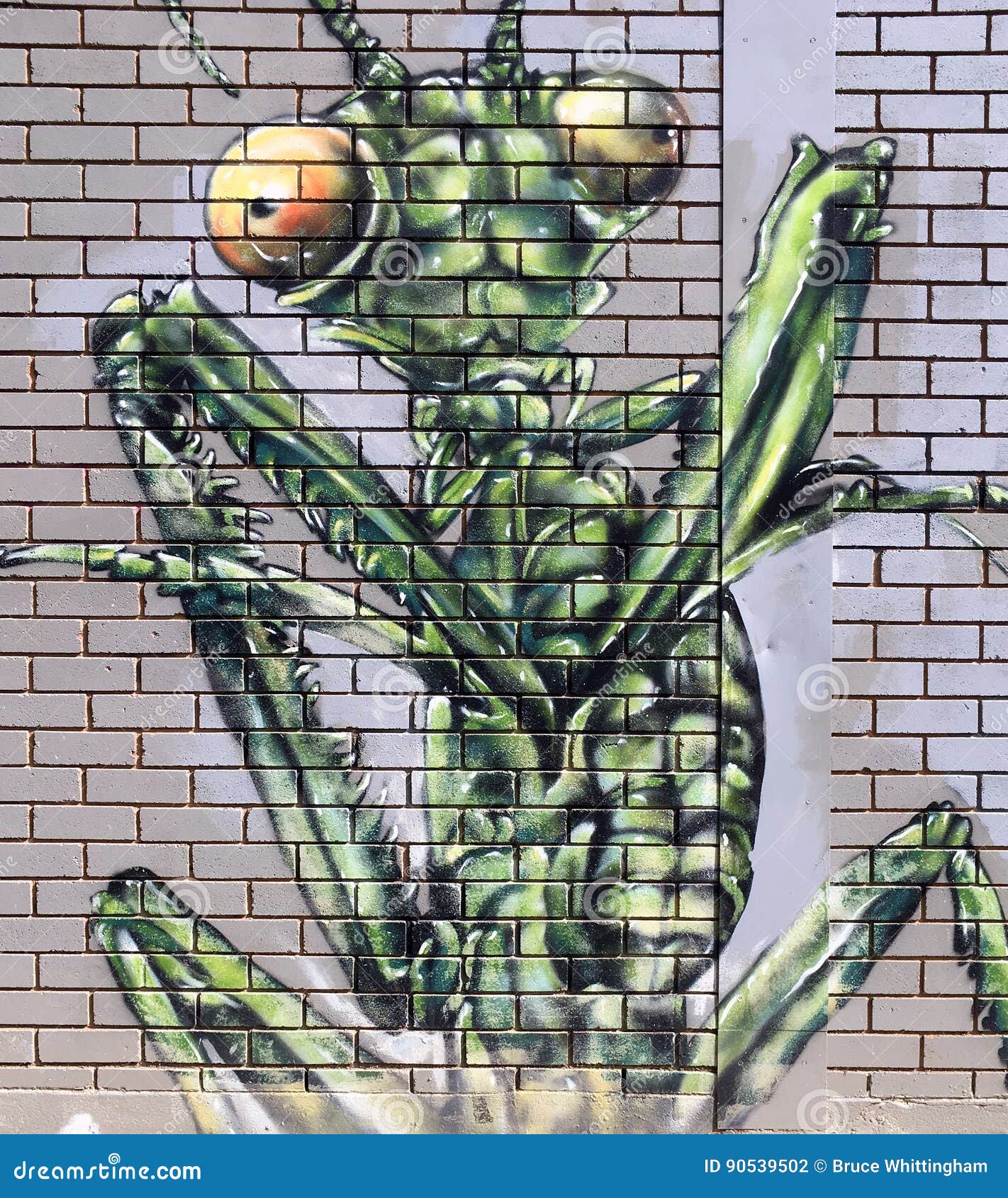 Large Green Flying Bug, Graffiti Editorial Photography - Image of ...