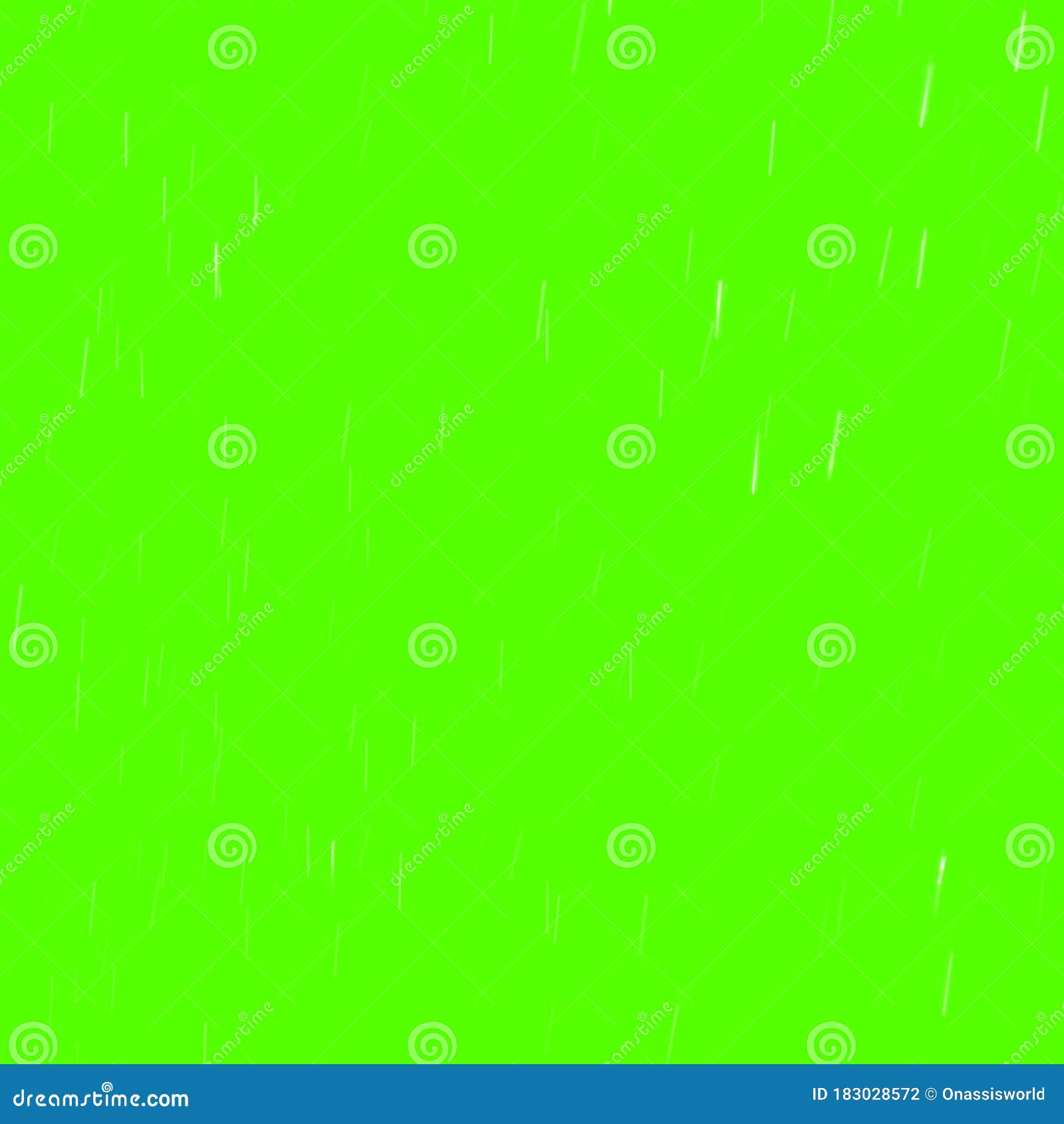 Large Green Screen Elements Rain Shower Storm Stock Illustration ...