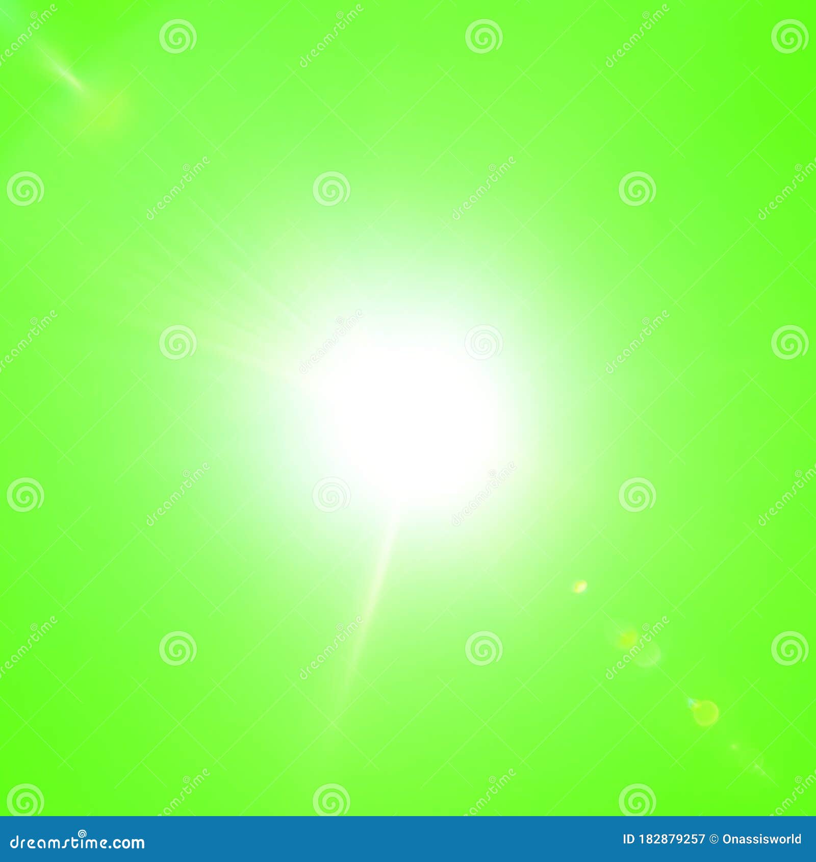 Large Green Screen Elements Sun Stars Stock Illustration - Illustration ...