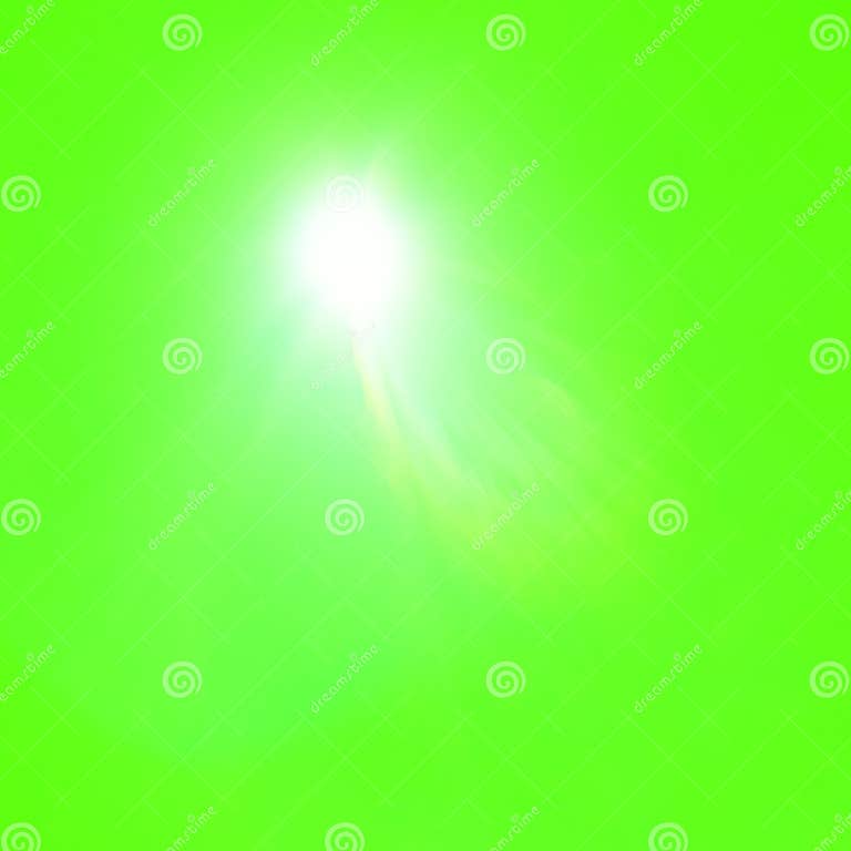 Large Green Screen Elements Sun Stars Stock Illustration - Illustration ...