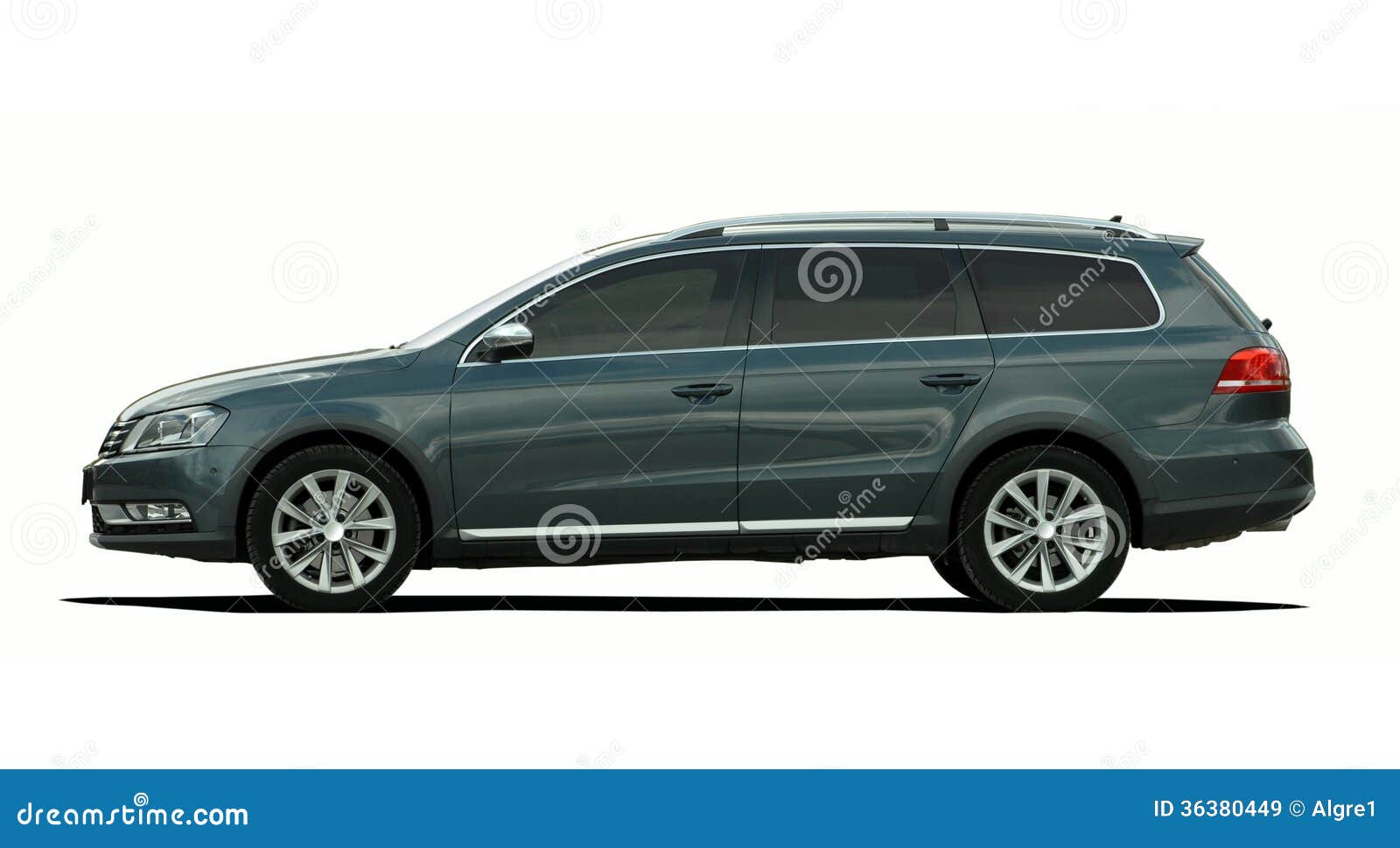 Large green station wagon stock image. Image of modern - 36380449