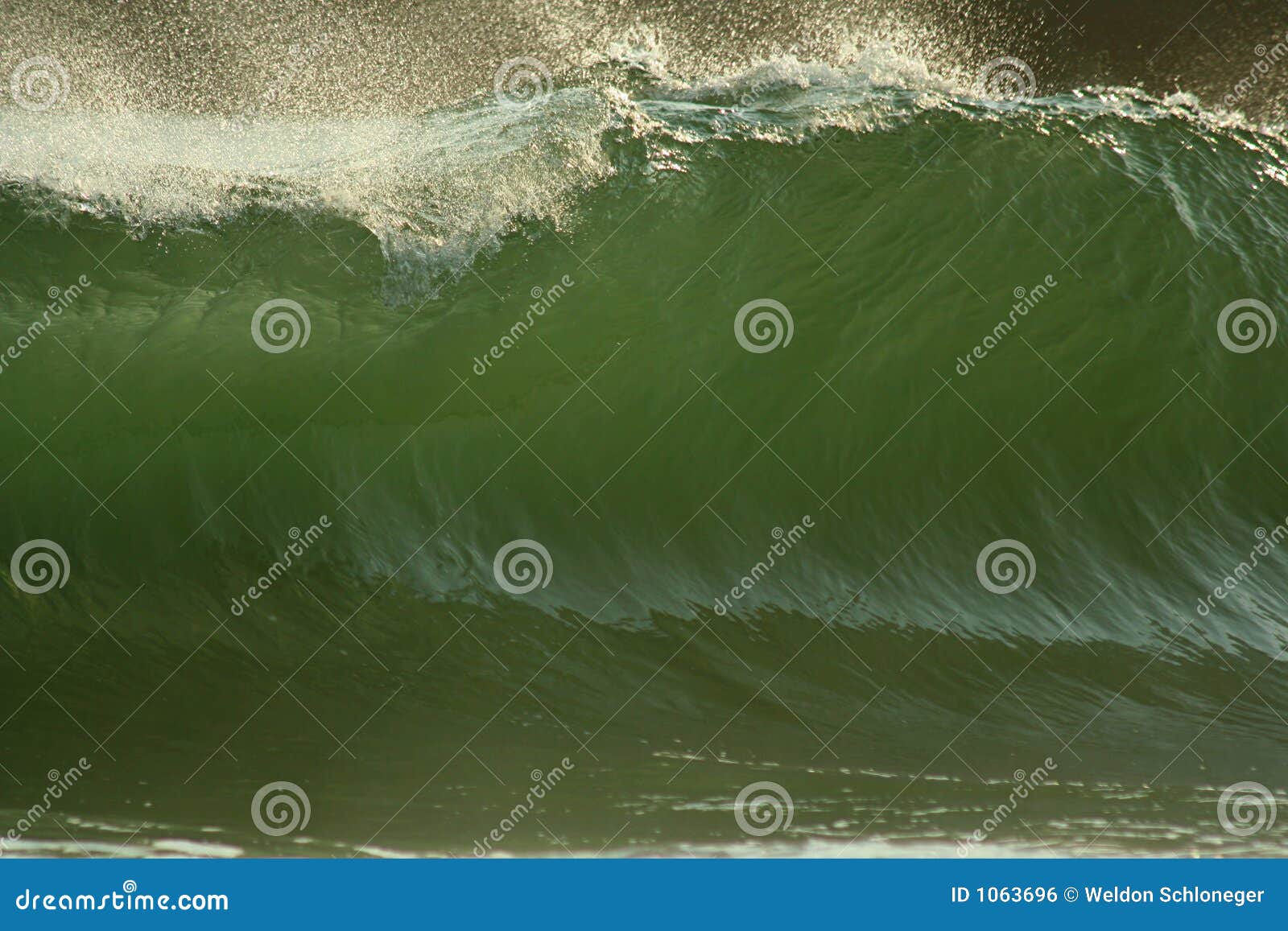Large green wave stock photo. Image of motion, sunset - 1063696