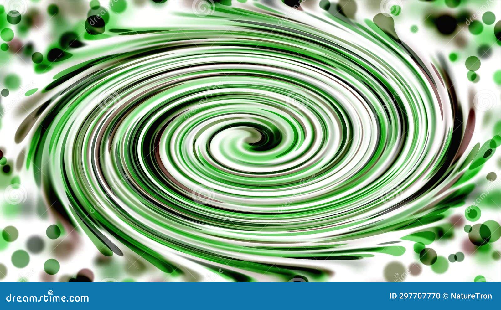 A Large Green and White Vortex Arising from Particles of Circular Light ...