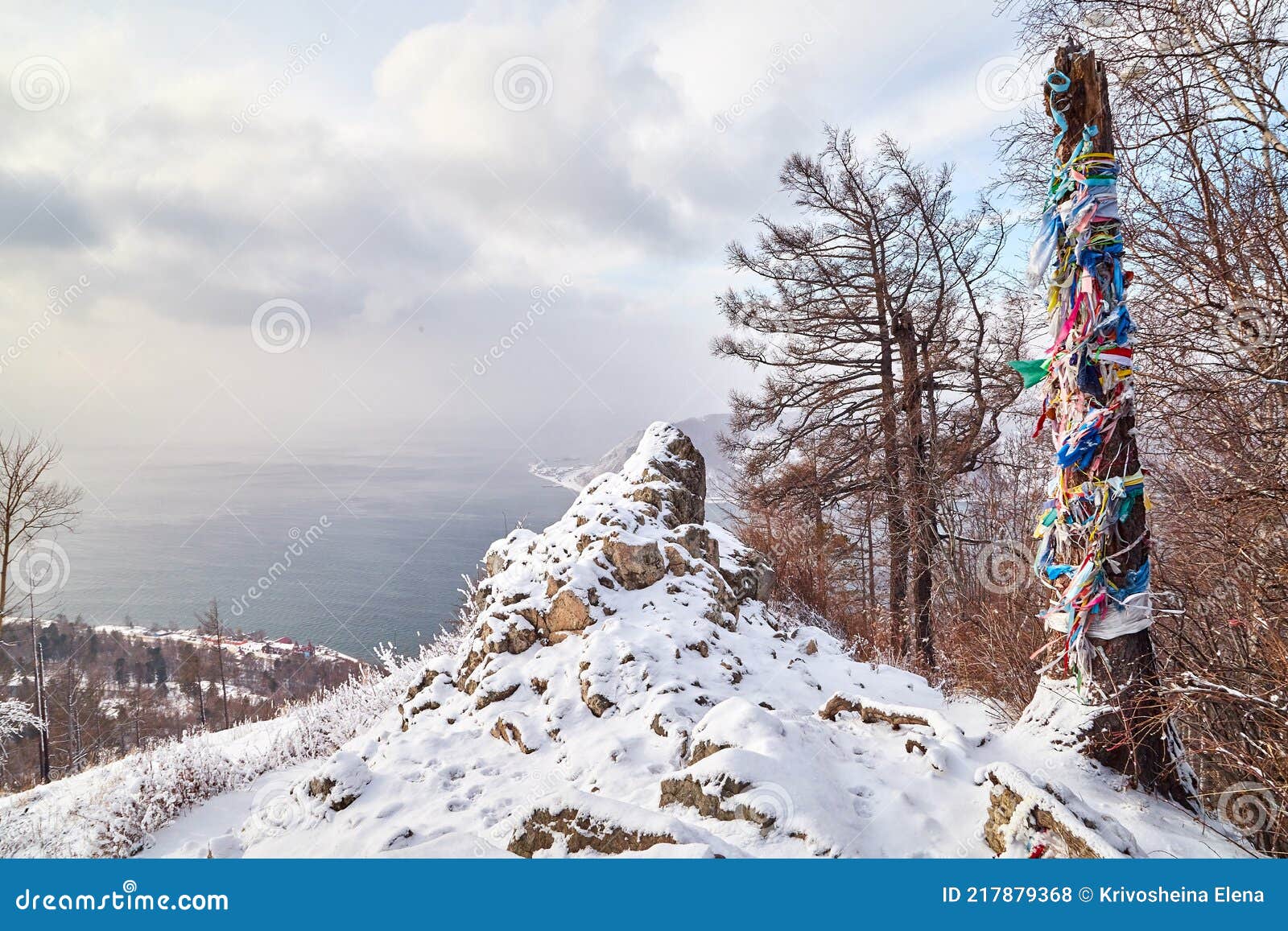 A Large Grey Rock Face on the Edge of a Cliff at a Height of and a ...