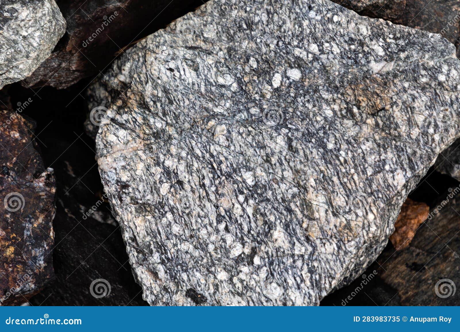 Large Grey Stones Textured Background Stock Image - Image of close ...