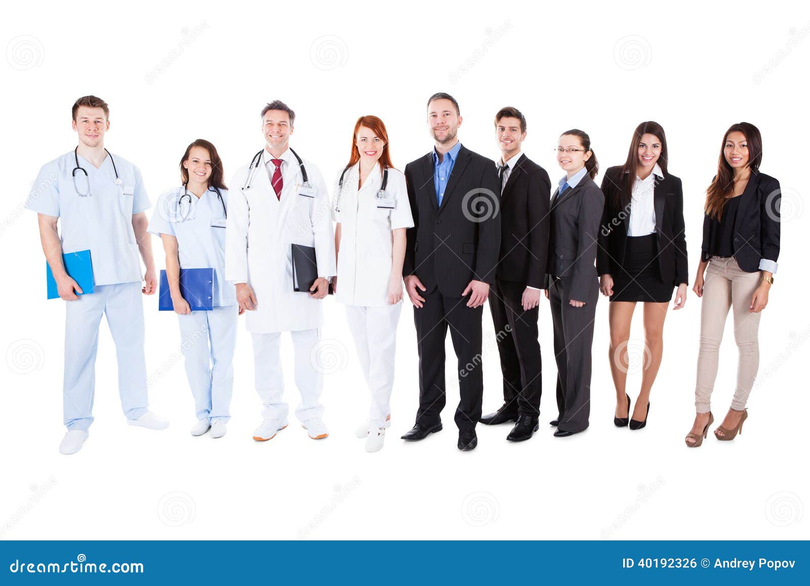 Large Ground of Doctors and Managers Stock Photo - Image of group ...