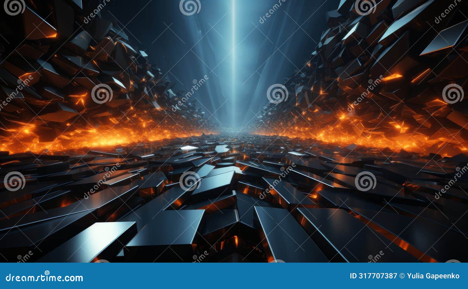Large Group of Black Boxes in Middle of Room Stock Image - Image of ...