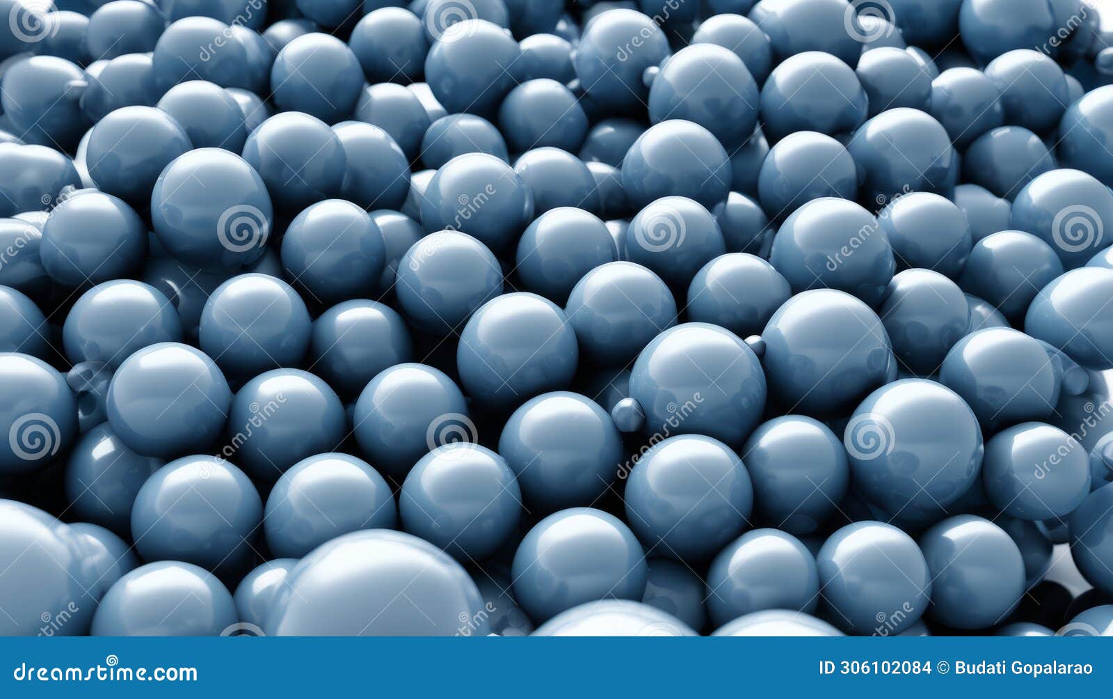 A Large Group of Blue Balls Stock Illustration - Illustration of toys ...