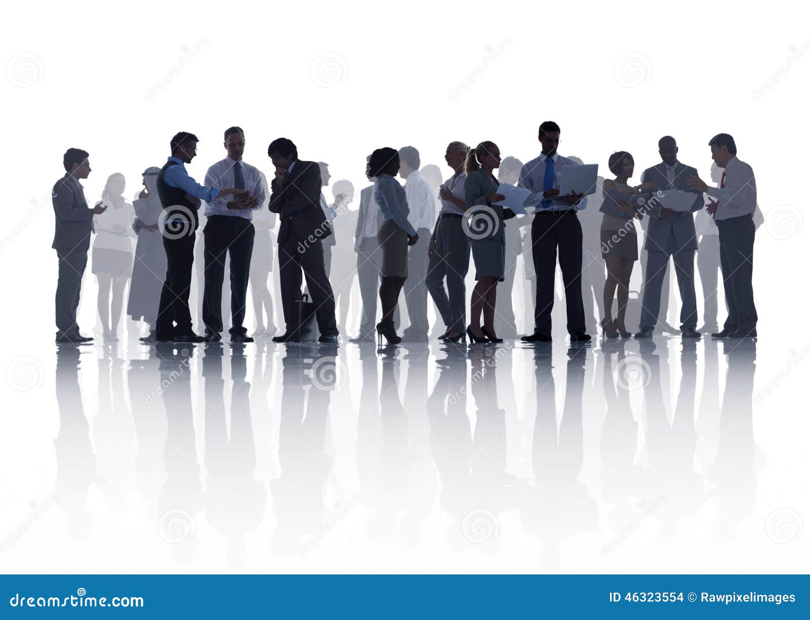 Large Group of Business Meeting Stock Photo - Image of east, caucasian ...