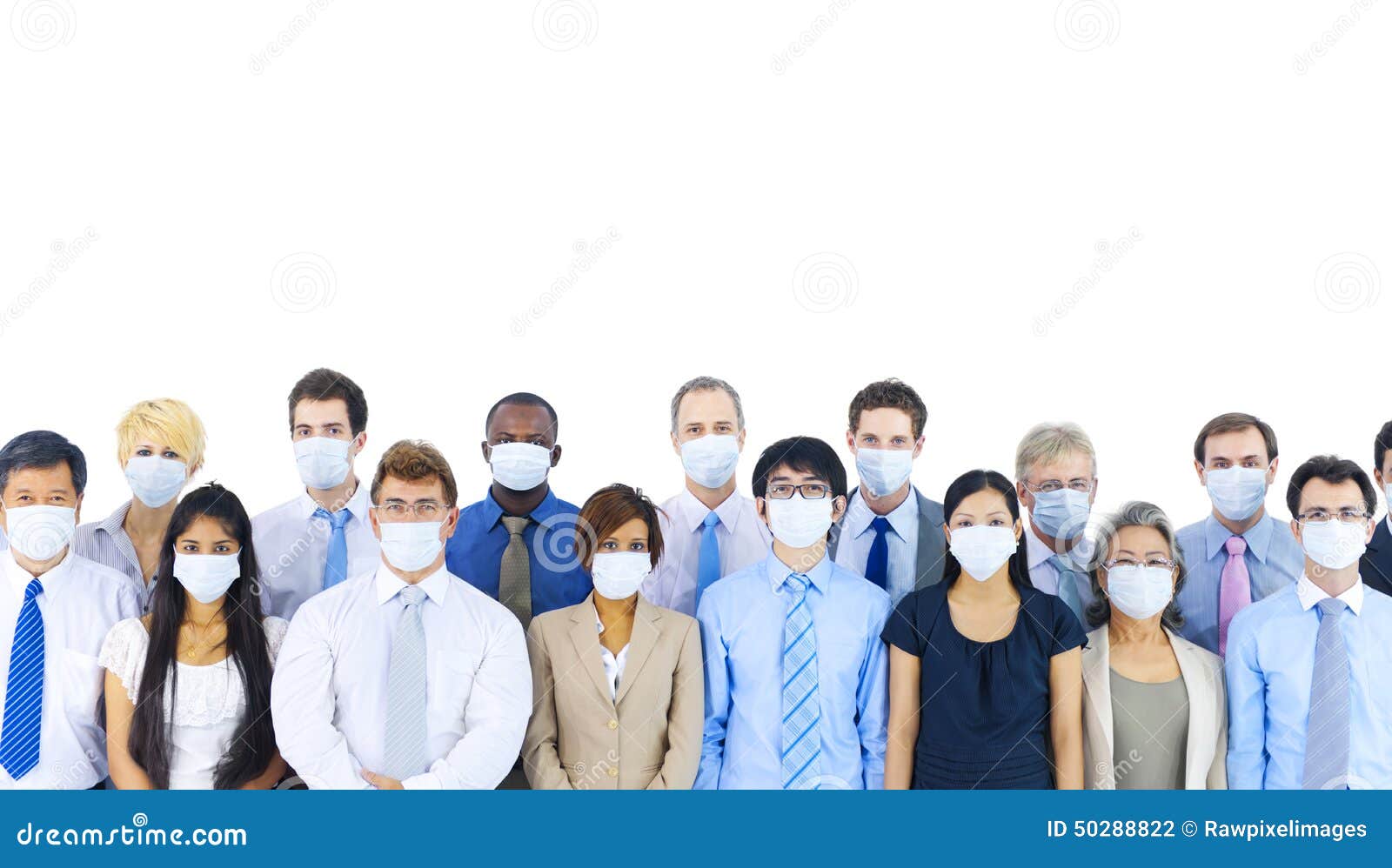 Large Group Business People Keeping Silence Concept Stock Photo - Image ...