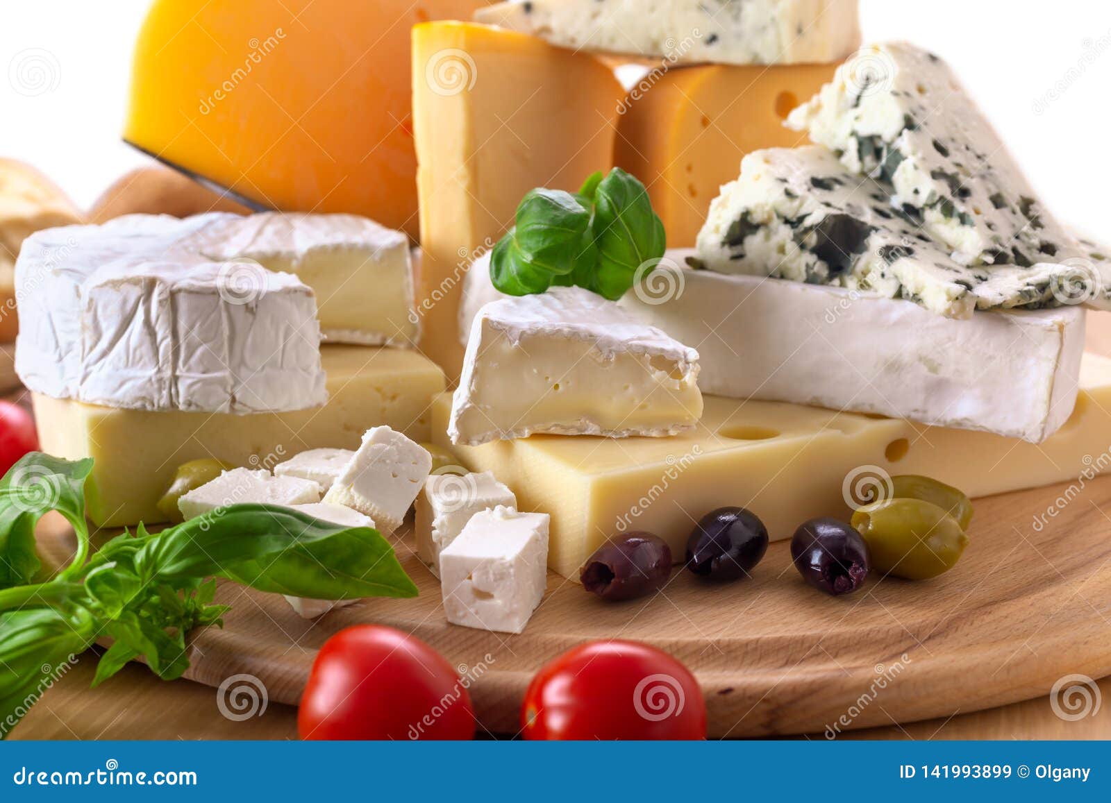 Large Group of Various Types of Cheese Stock Image - Image of ...