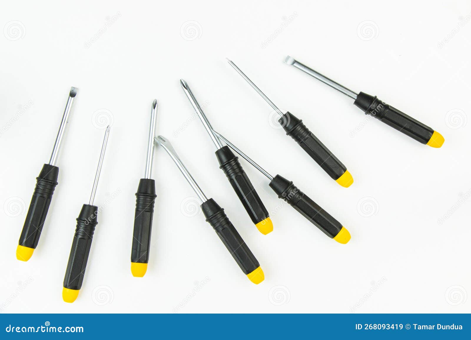 Large Group of Different Screwdrivers Stock Image - Image of head, iron ...