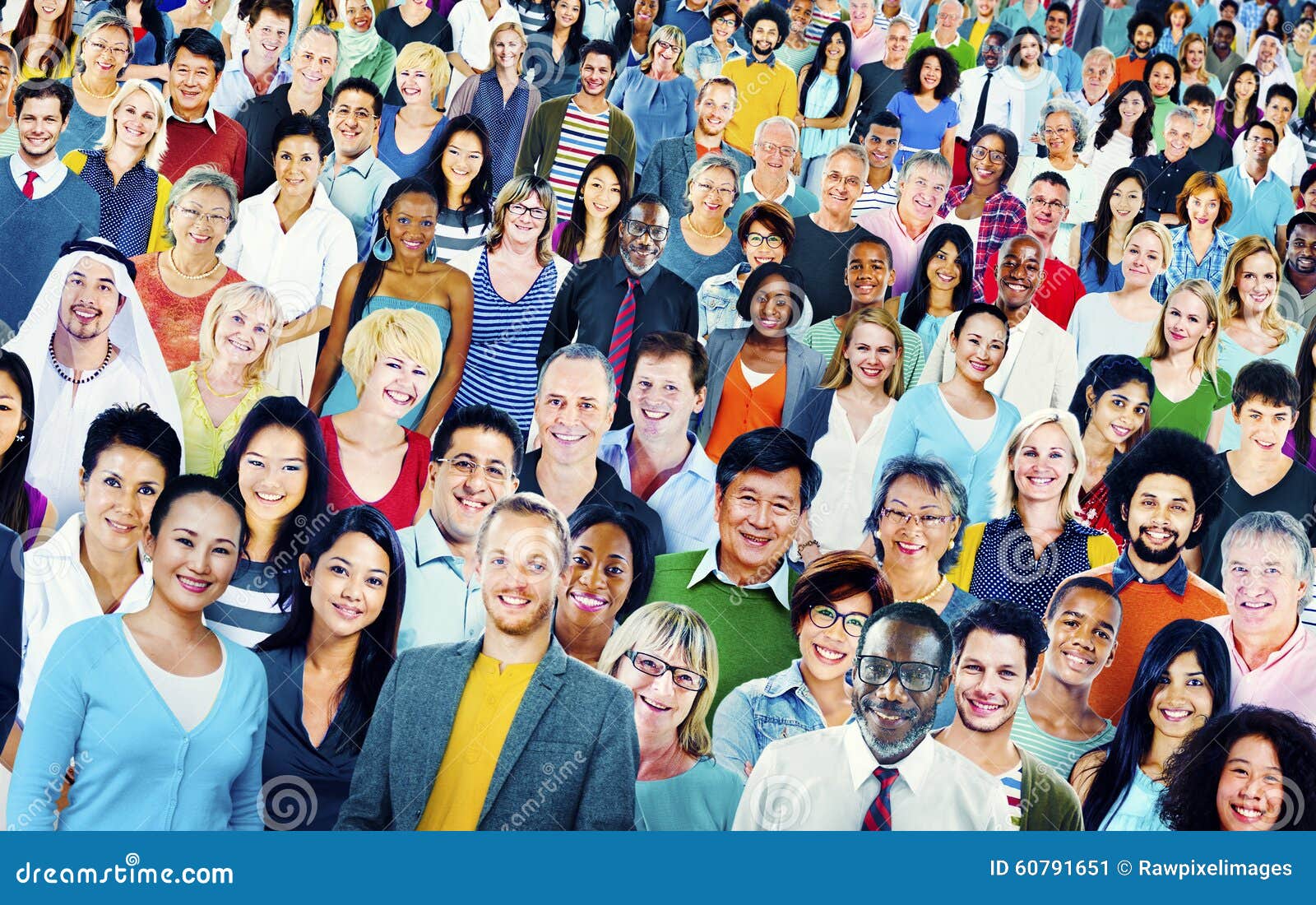 Large Group of Diverse Multiethnic Cheerful People Concept Stock Image ...
