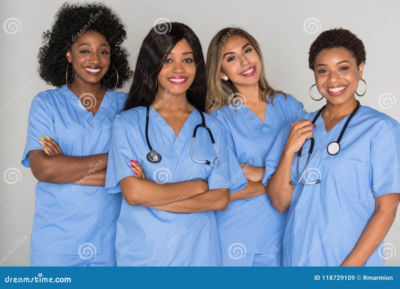 Group of Nurses stock image. Image of women, health - 118729109