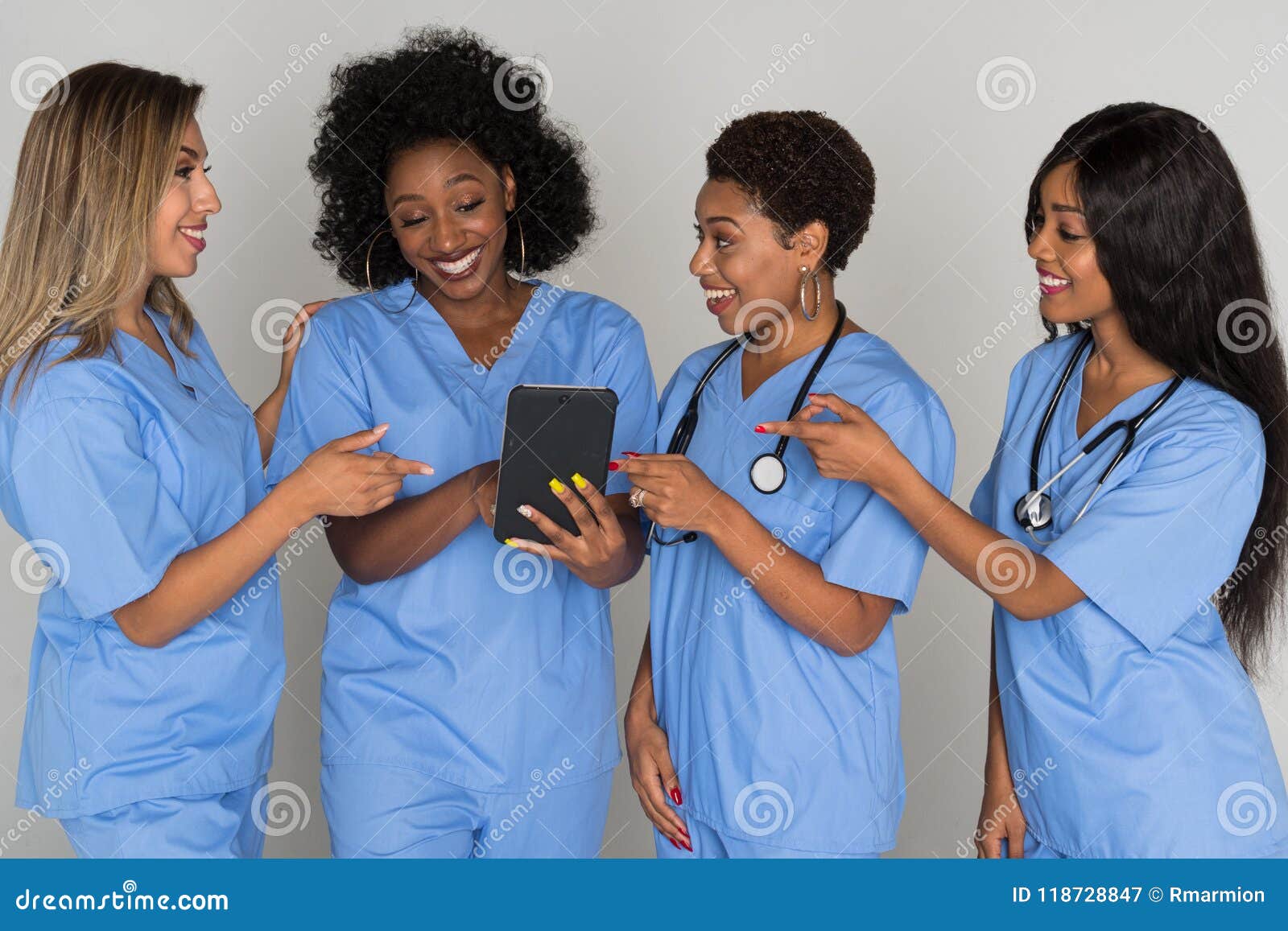Group of Nurses stock image. Image of nurse, occupation - 118728847