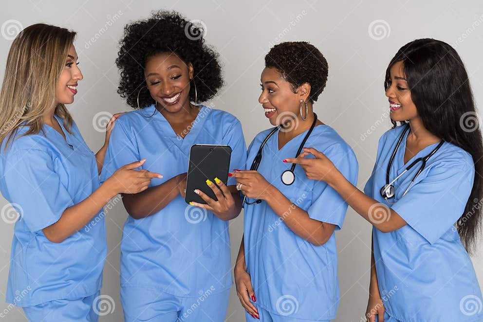 Group of Nurses stock image. Image of nurse, occupation - 118728847