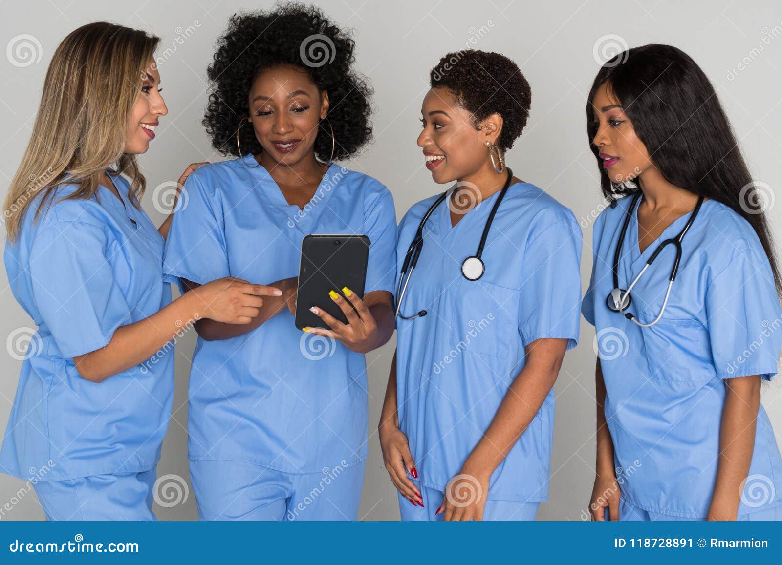 Group of Nurses stock image. Image of nurse, female - 118728891