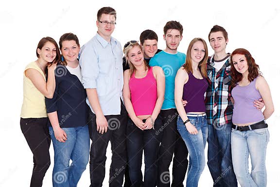 Large group of friends stock image. Image of freedom - 26732391