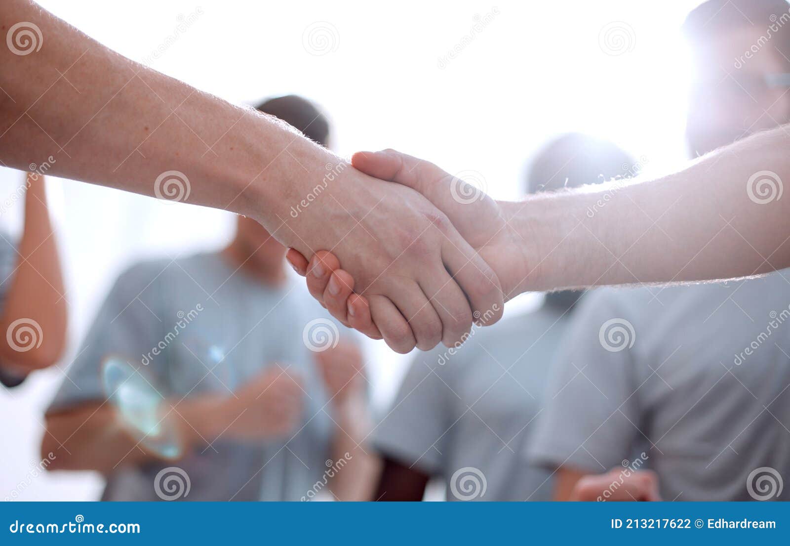 Large Group of Happy Employees Sitting in Conference Room. Stock Photo ...