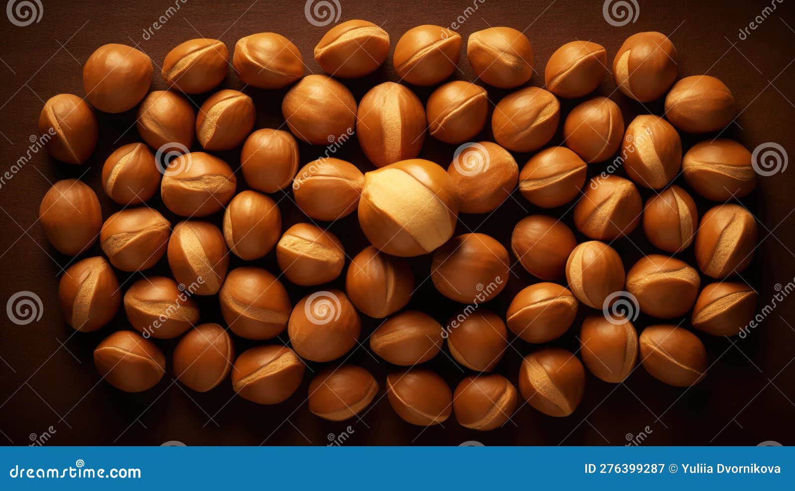 Large Group of Macadamia Nuts Background. Food Backdrop Stock ...