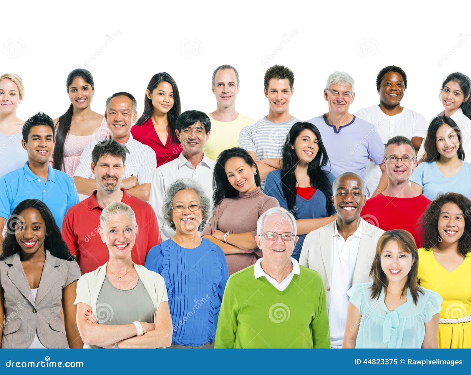 Large Group of Multi-Ethnic People Stock Image - Image of large, indian ...