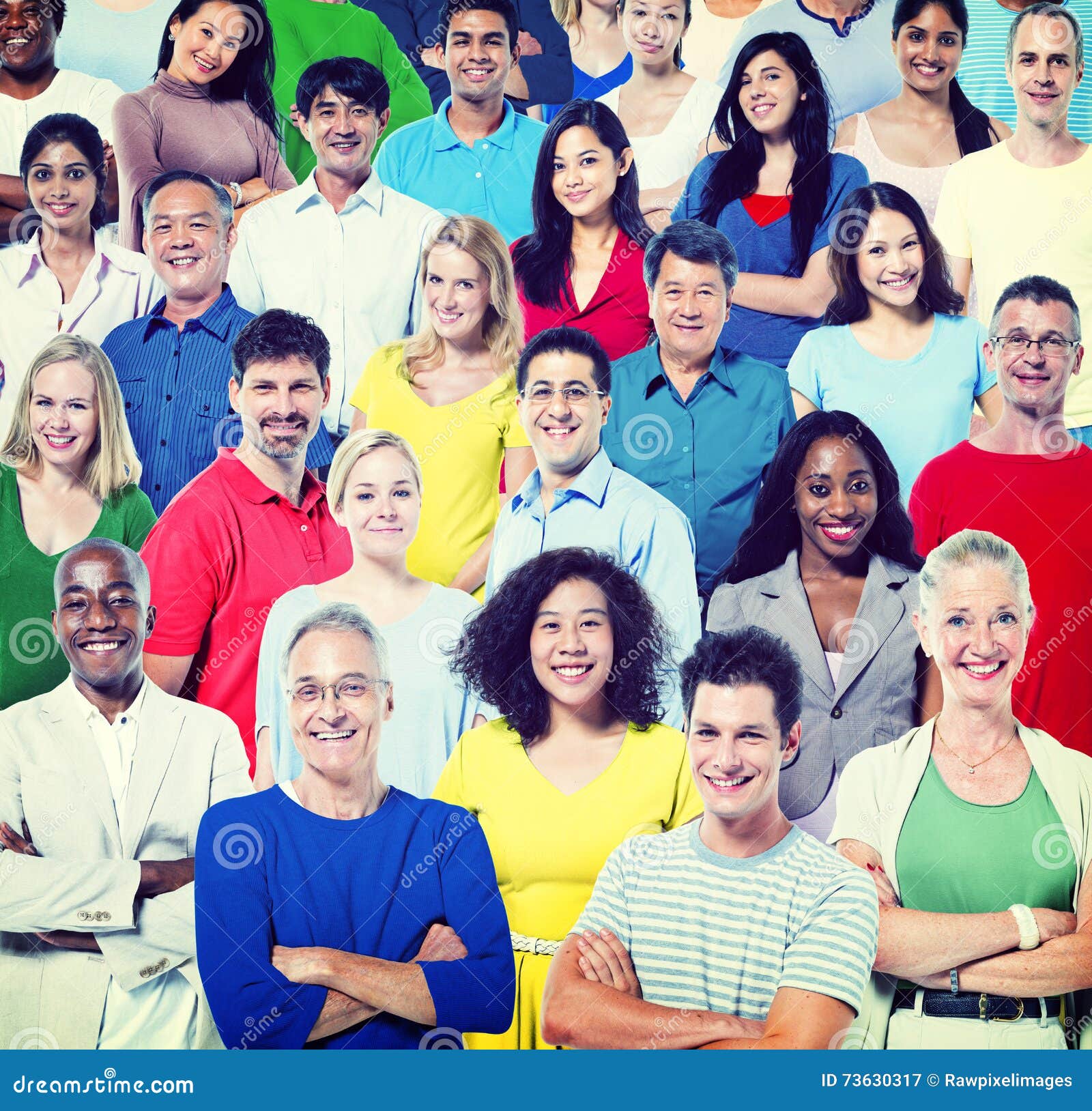 Large Group of Multi - Ethnic People Stock Image - Image of ethnic ...