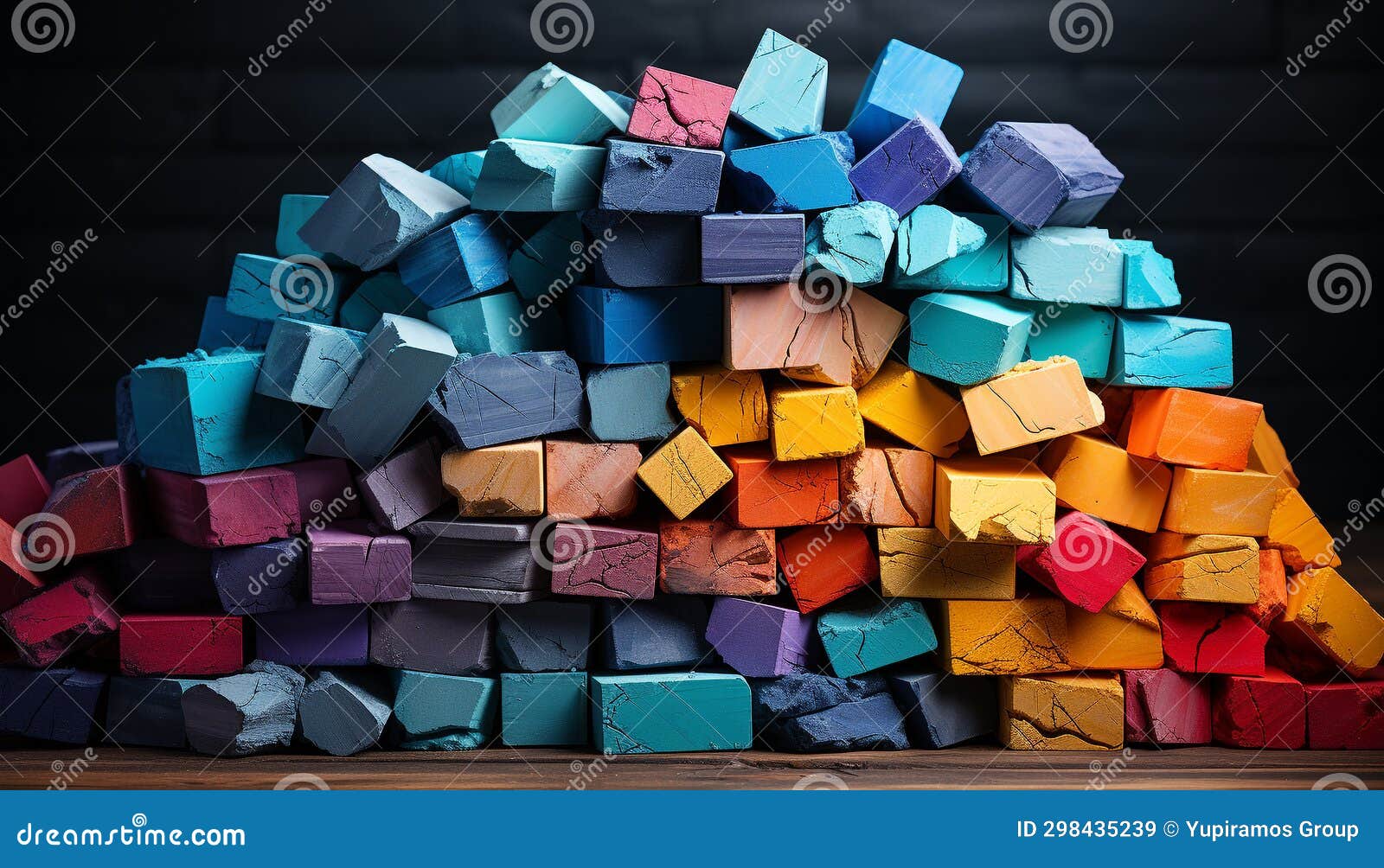 Large Group of Objects in a Chaotic Cardboard Box Heap Generated by AI ...